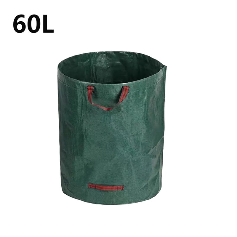 Lawn Bags with Handles, Collapsible Reusable Yard Waste Bag, Garden ...