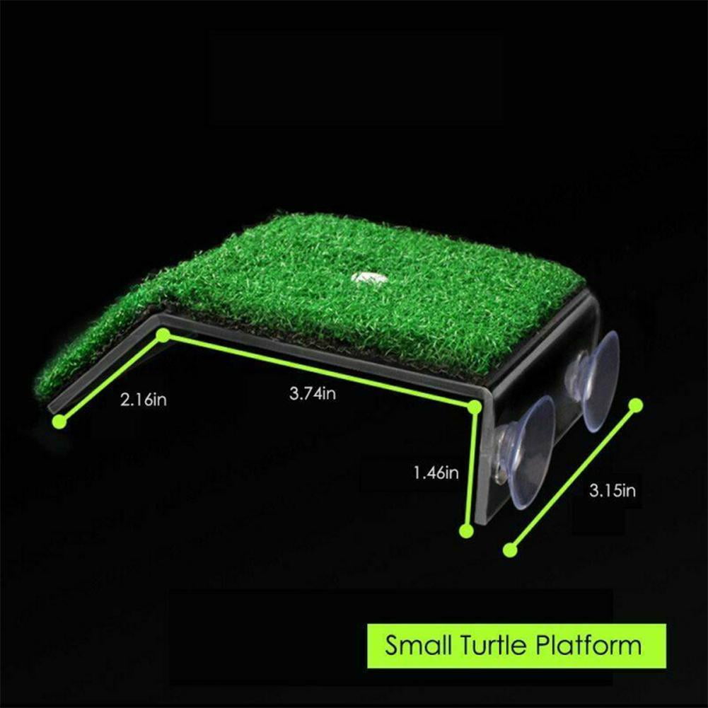 Lawn Basking Platform for Turtle, Simulated Grass Terrace, Tortoise ...