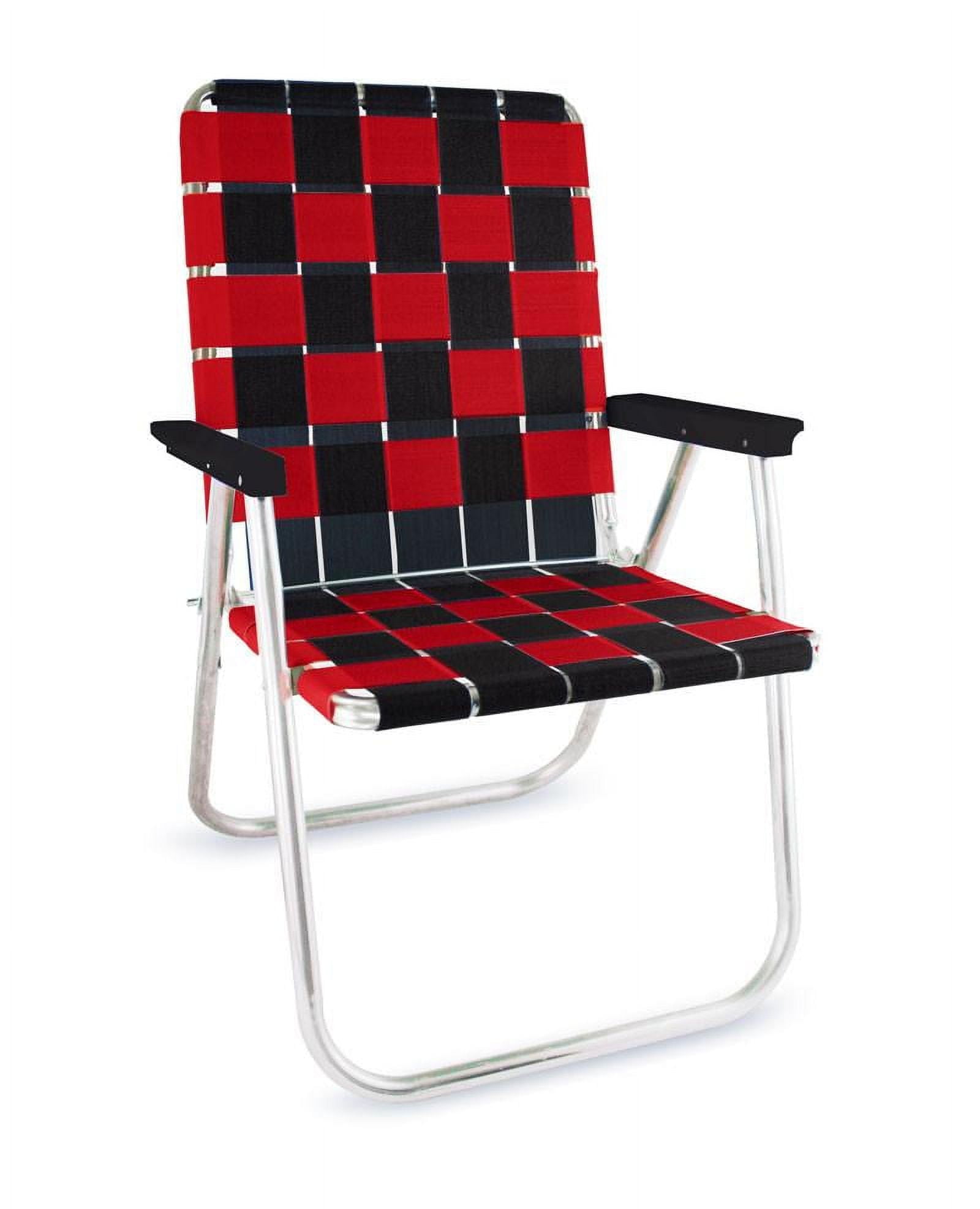 Lawn Chair USA - Classic Folding Aluminum Webbed Chair - Durable ...