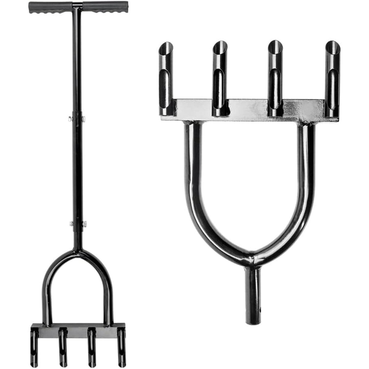 Lawn Coring Aerator Plug Aerator Tool with Slope Top 4 Half-Open Slot ...