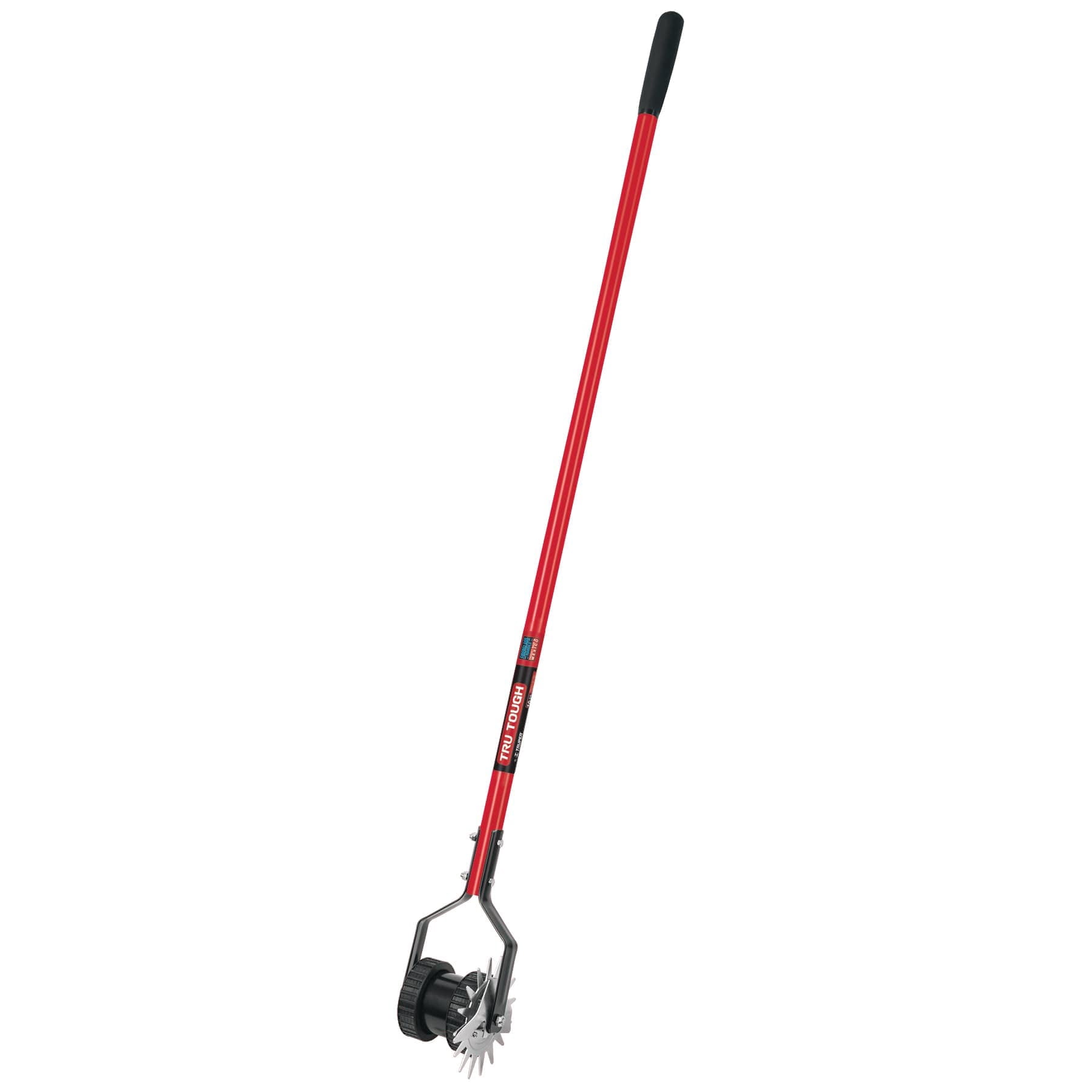 Lawn Edger Rotary Tool with Dual Wheels, Non Slip Fiberglass Handle, 48 ...