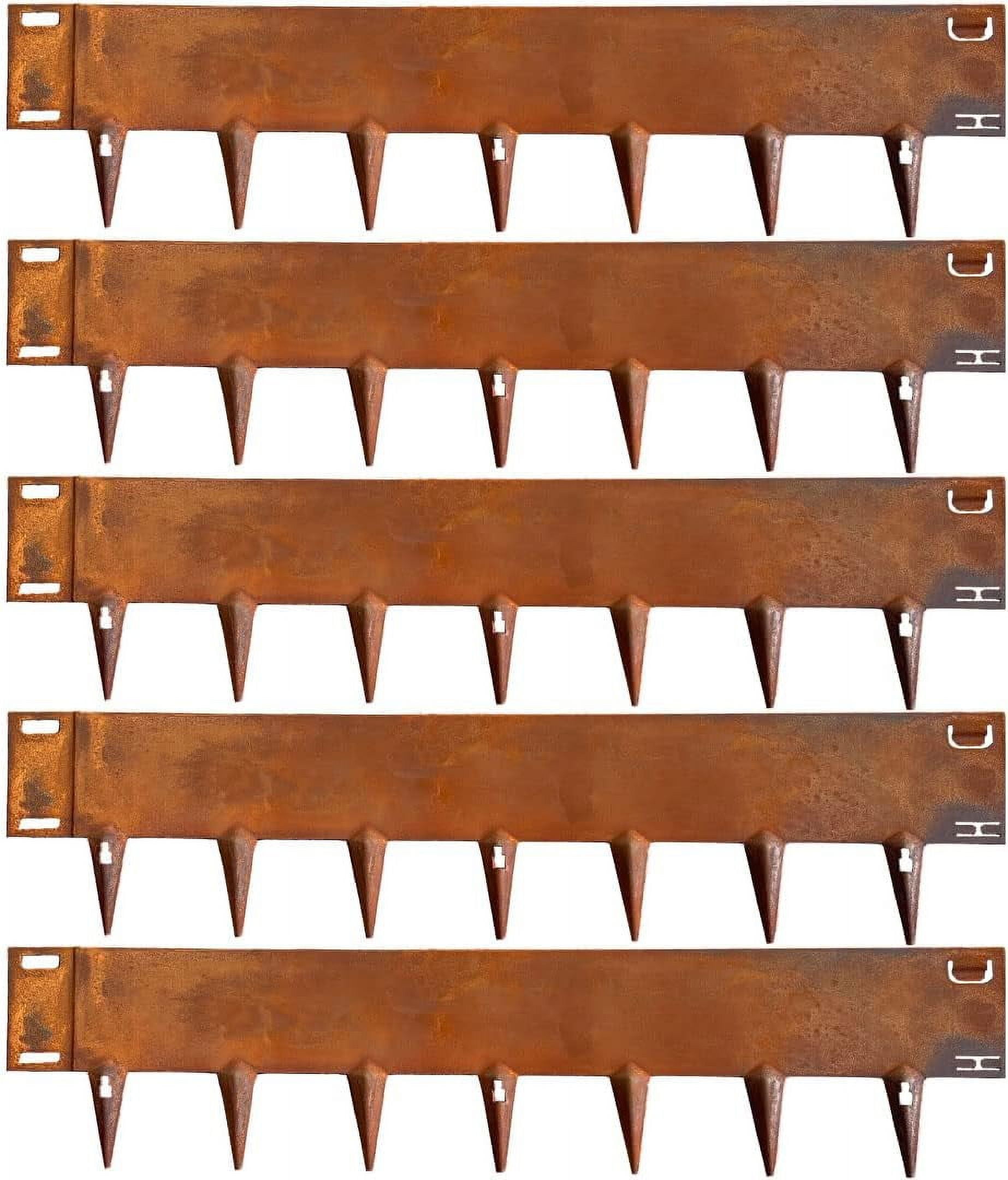 Lawn Edging Flexible Decorative Steel Garden Lawn Edging With 6 Face