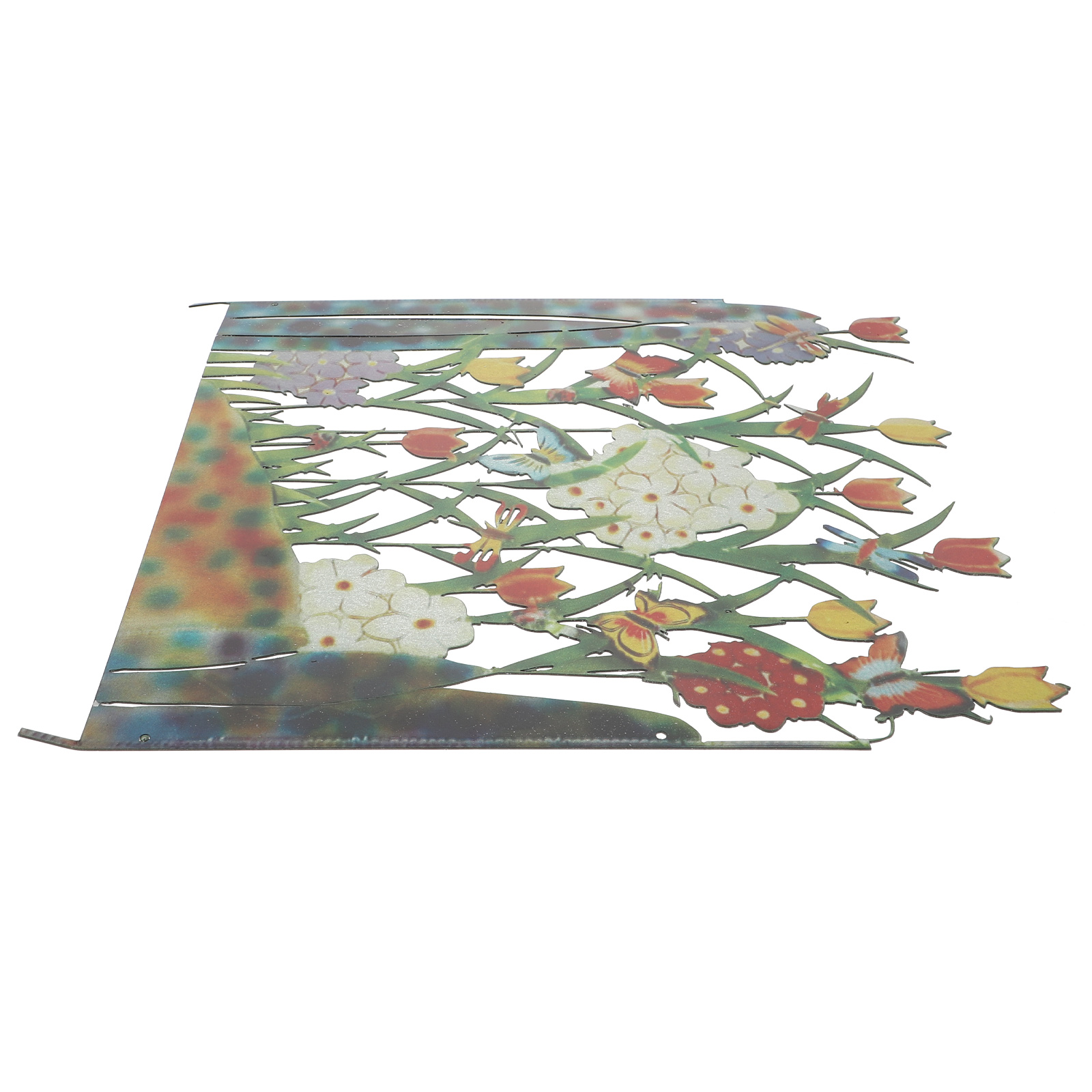 Lawn Edging Plant Border Simulation Flower Decor Ground Inserted Style ...