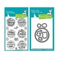 Lawn Fawn Magic Spring Messages Clear Stamp and Die Cut Set (LF2783 ...
