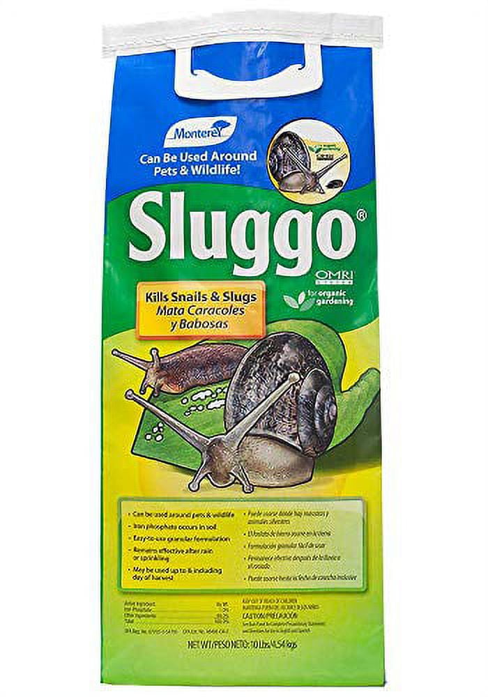 Monterey Lawn & Garden 10lb Sluggo Snail & Slug Bait, Safe Yard Killer ...
