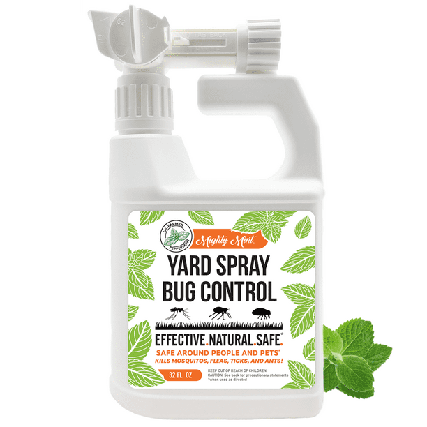 Lawn Insect Killer & Repellent for Mosquitos, Fleas, and Ticks Yard Spray Bug Control, 32oz ...