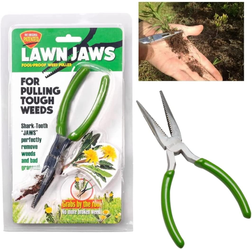 Lawn Jaws The Original Shark Tooth Weed Puller Remover Weeding ...