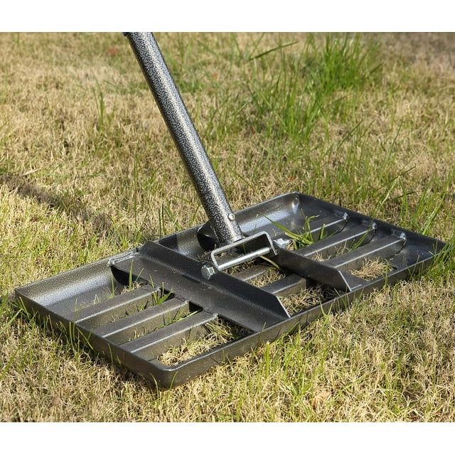 Lawn Leveling Rake, 17x10 Heavy Duty Lawn Leveler with Adjustable ...