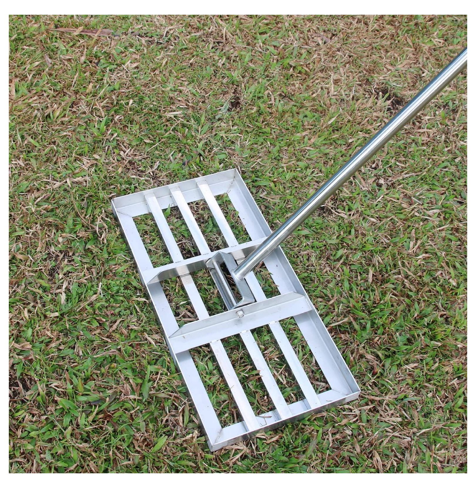 Lawn Leveling Rake 20'' x 10", Stainless Steel Levelawn Tool, Lawn ...