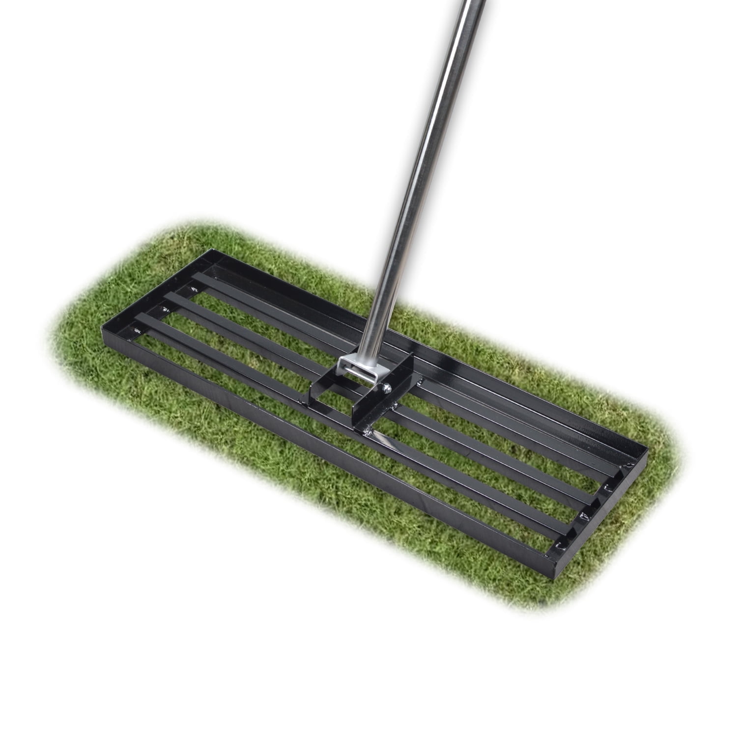 Lawn Leveling Rake, 30x10 Inch Level Rake with 75 Inch Long Adjustable ...