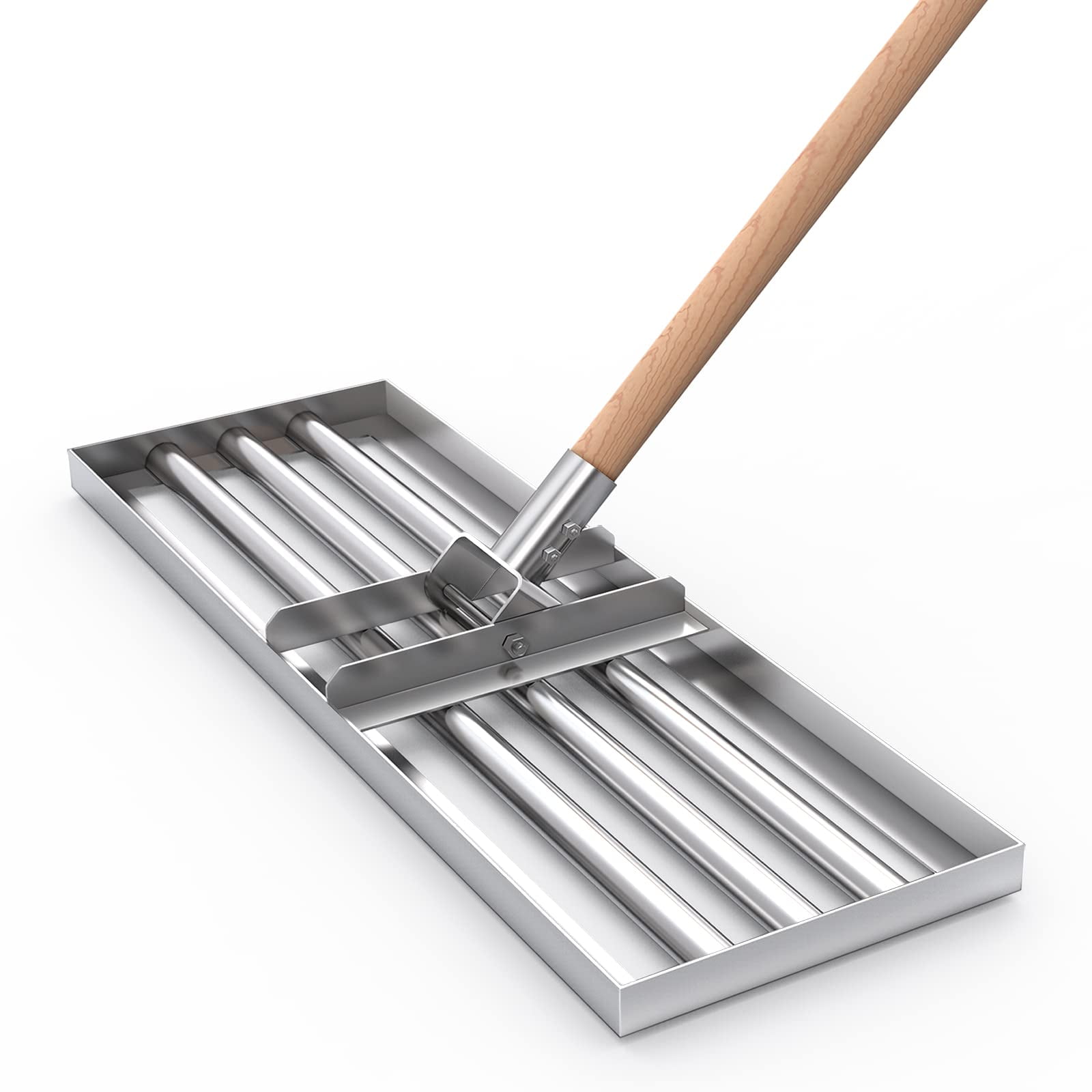 Lawn Leveling Rake 30'' Stainless-Steel - Lawn Leveling Tool No Bending ...