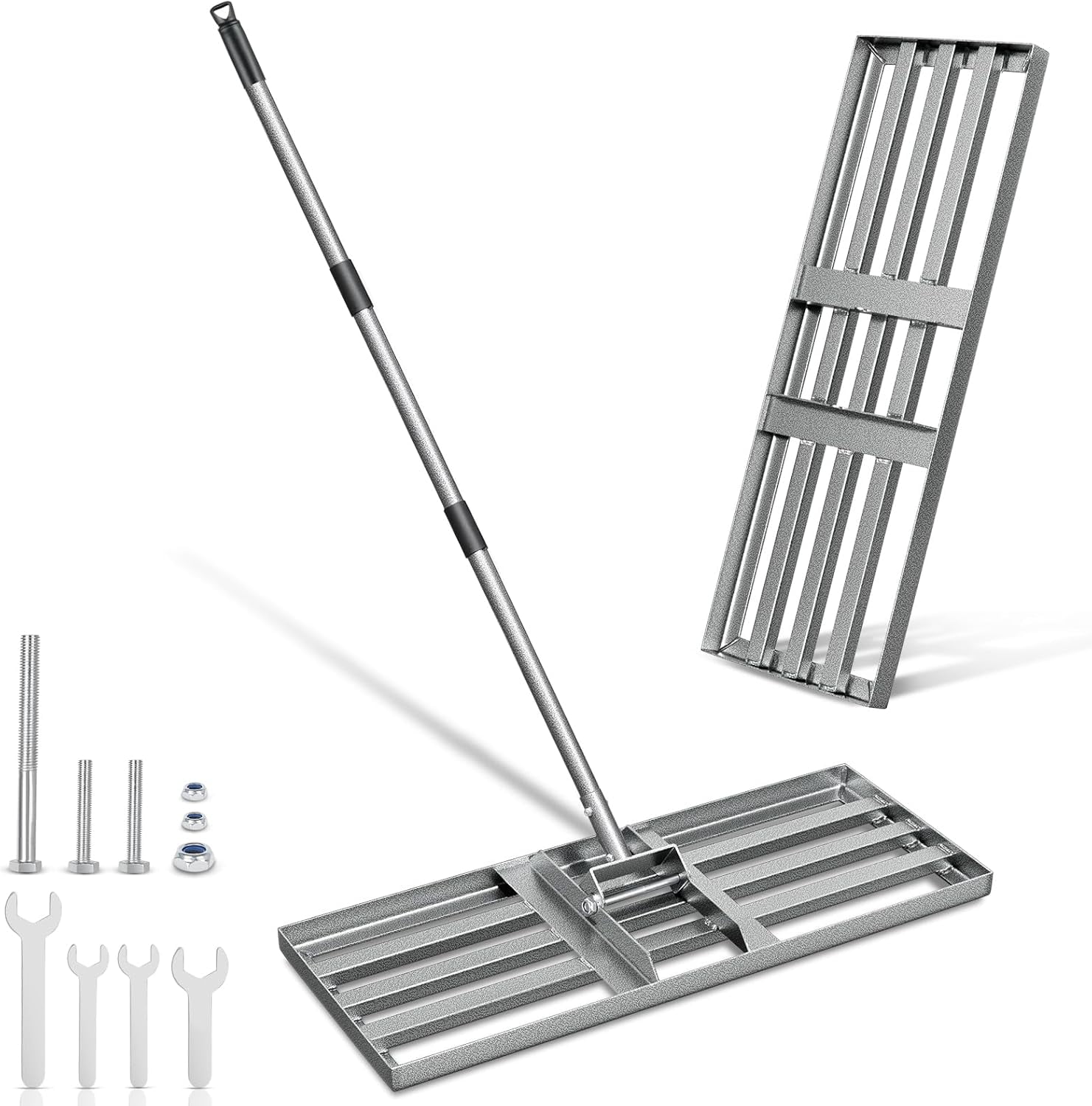 Lawn Leveling Rake, 30 x10 inch Heavy Duty Lawn Leveler Tool with ...