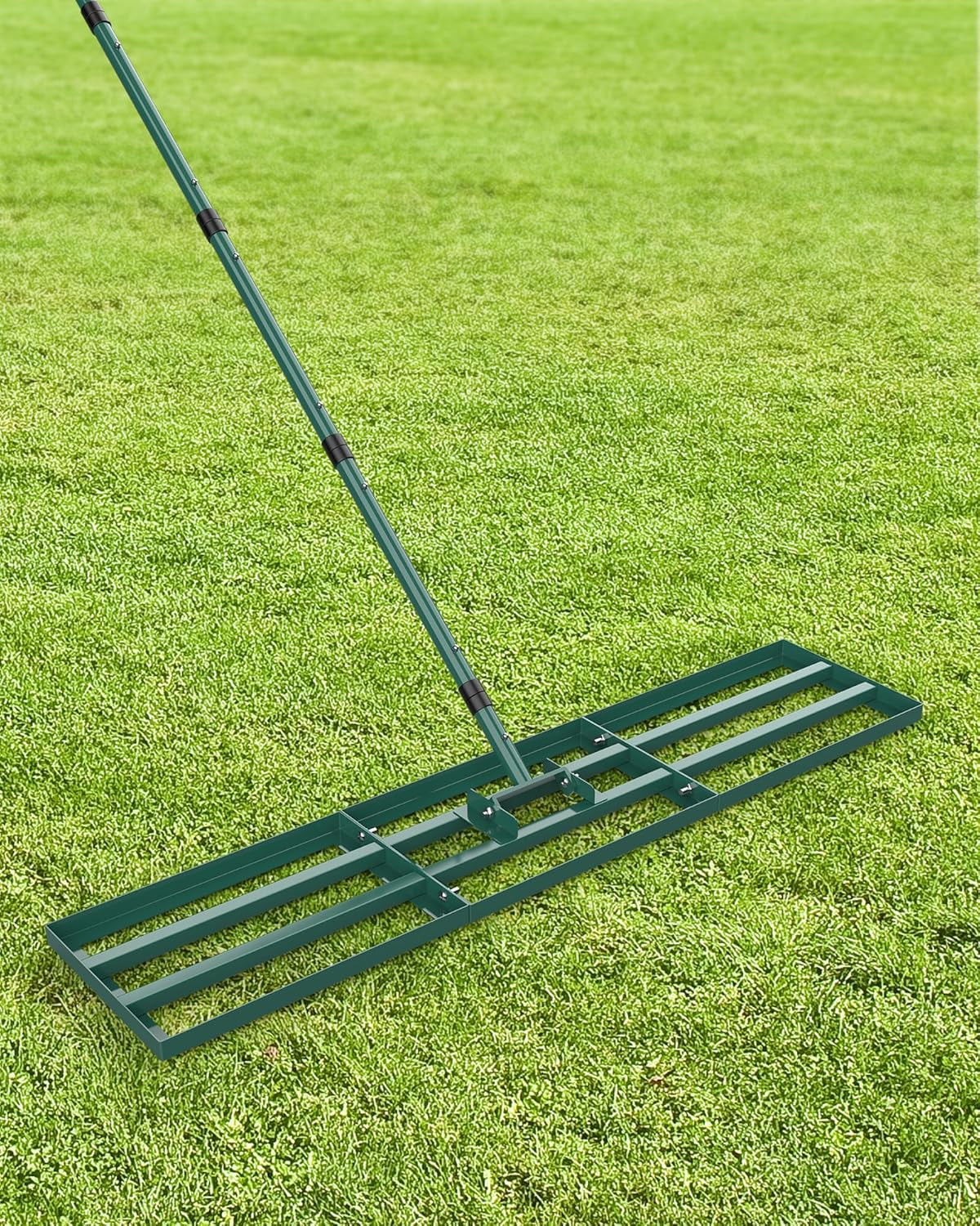Lawn Leveling Rake, 30x10 Inch Lawn Leveler Tool with 78'' Adjustable ...