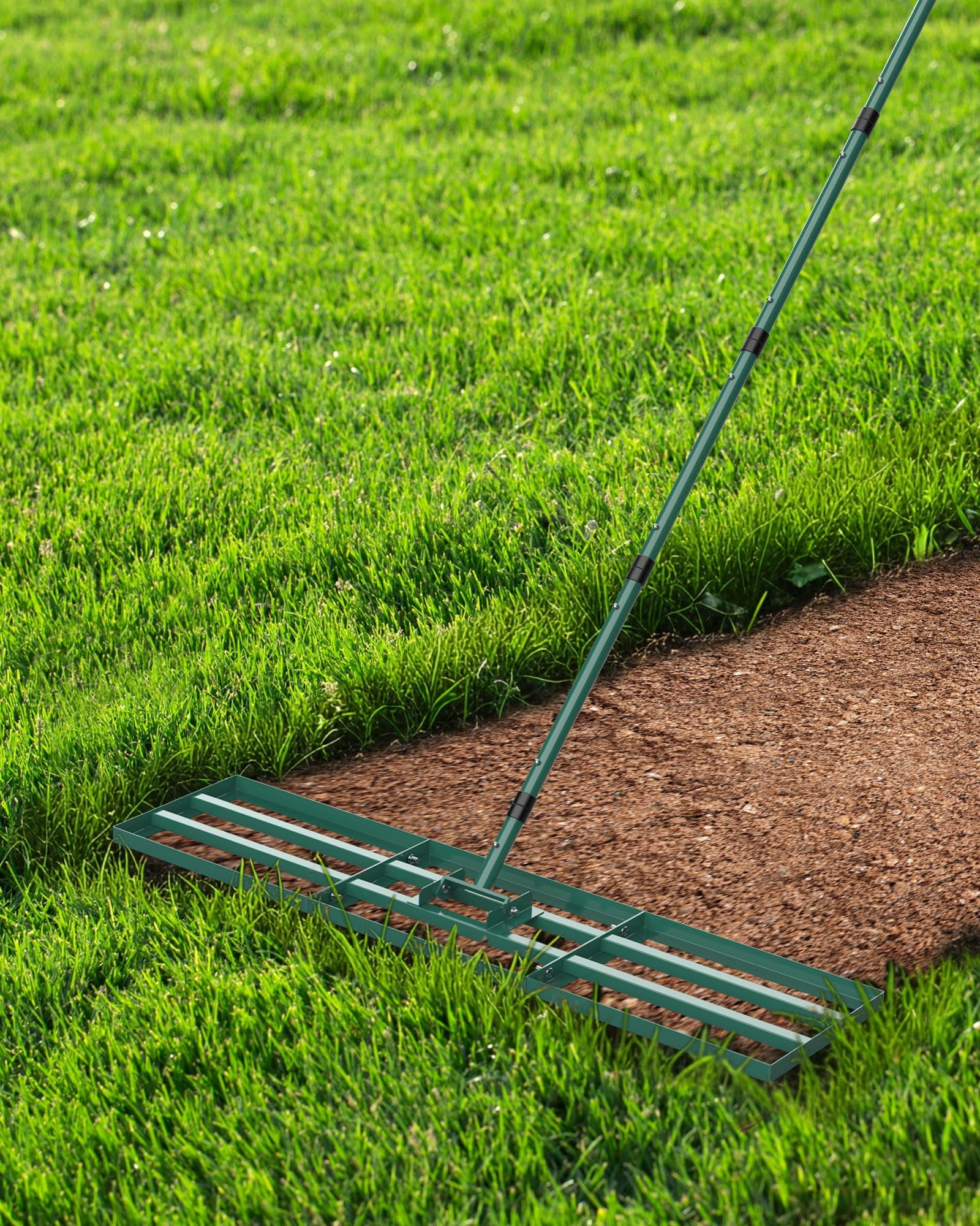 Lawn Leveling Rake, 45x10 IFF17 Inch Yard Leveling for Soil with 78 ...