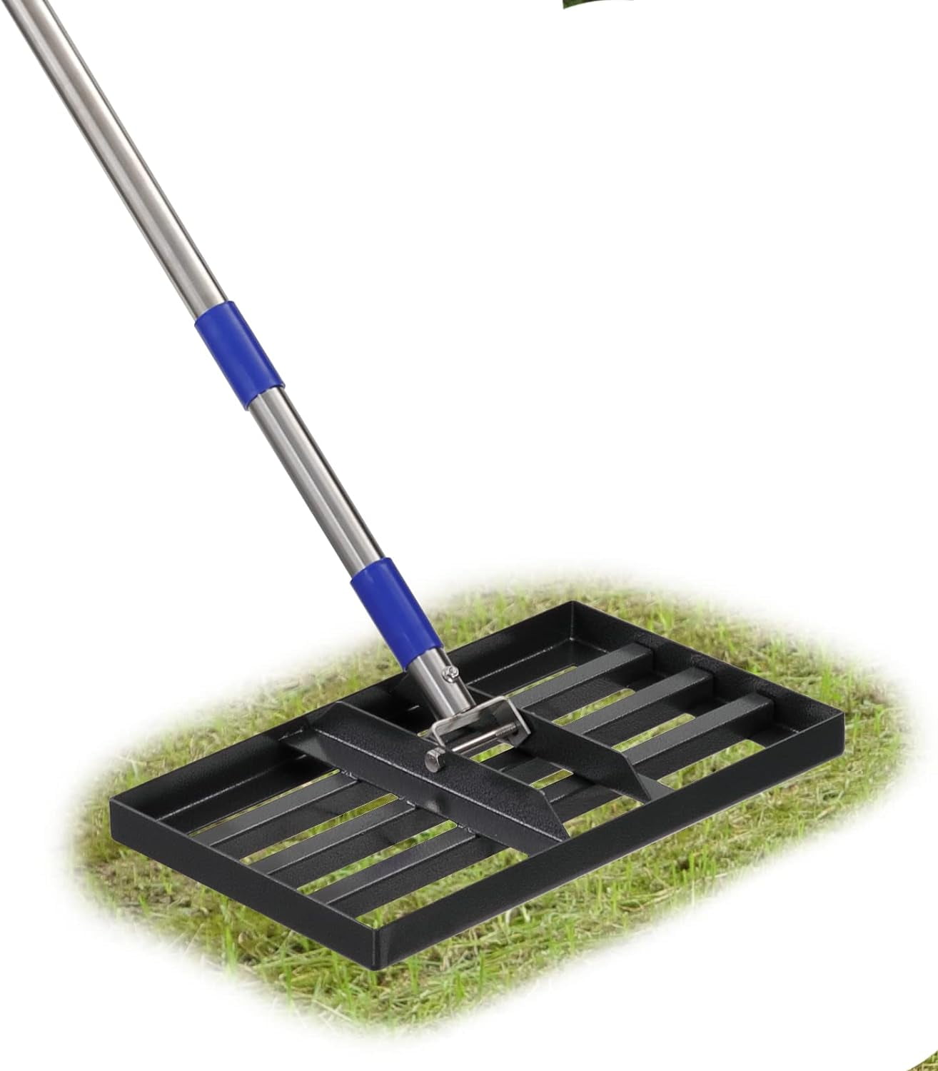 Lawn Leveling Rake, 6FT Lawn Leveler with Adjustable Handle, Stainless ...