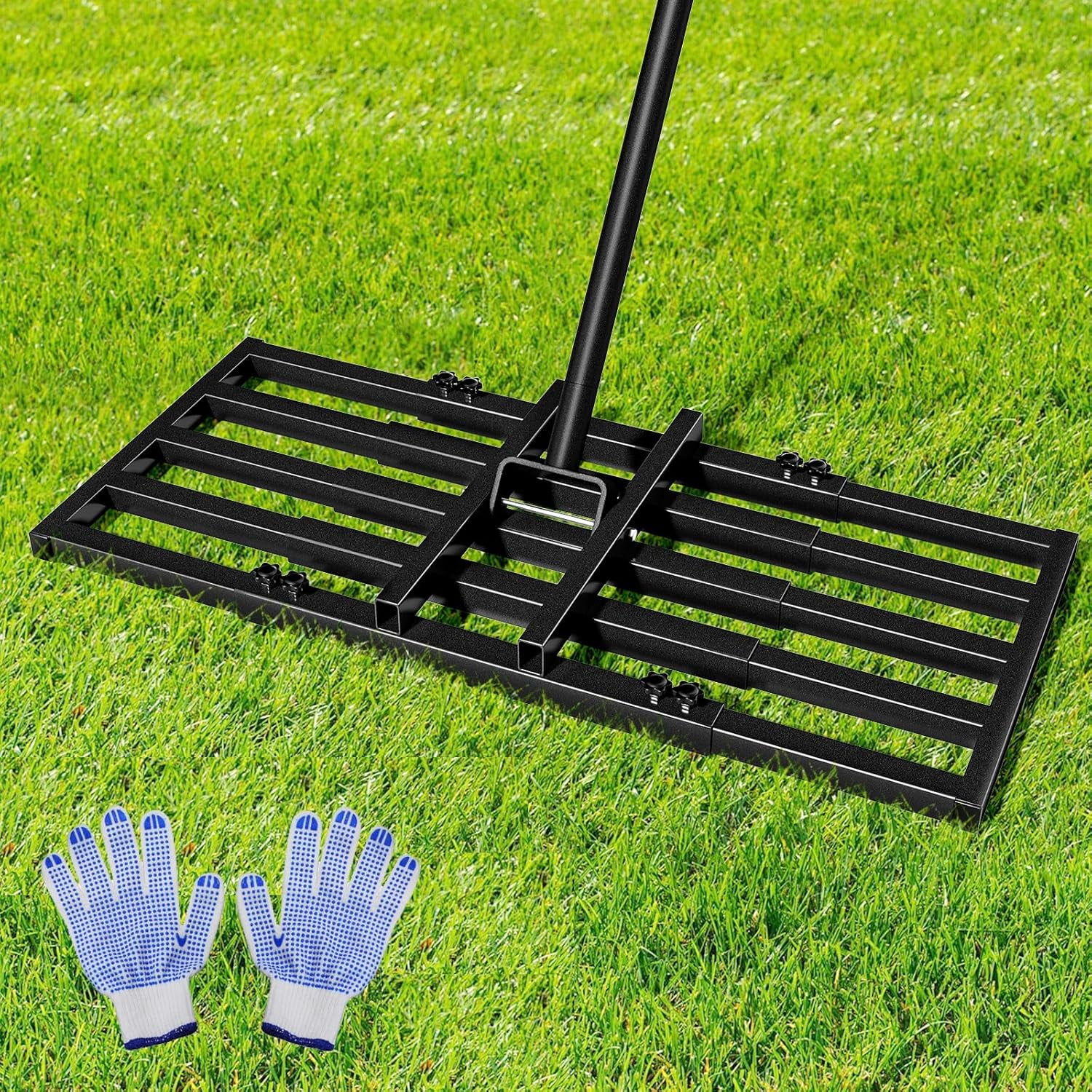 Lawn Leveling Rake DIY Levelawn Tool with Adjustable 28''x 13 ...
