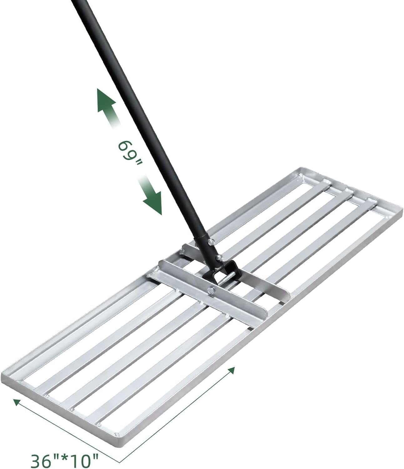 Lawn Leveling Rake - Heavy Duty Level Rake - 36-Inch Wide Inch Handle ...
