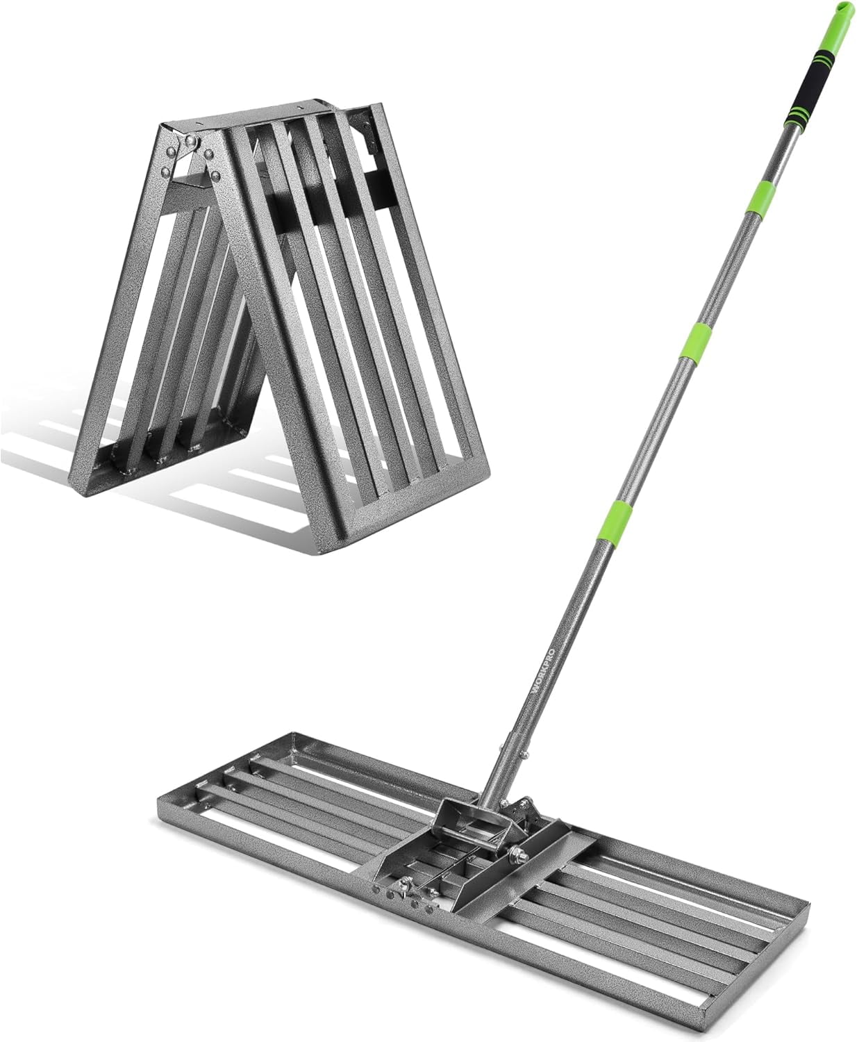 Lawn Leveling Rake, Heavy Duty Leveling Rake with 30” x 10” Ground ...