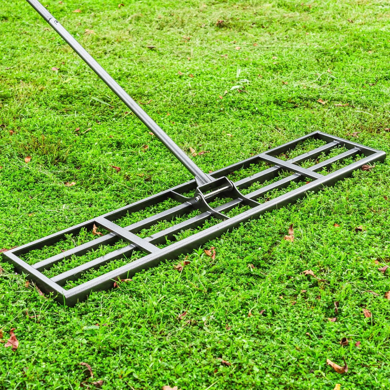 Lawn Leveling Rake with Rounded Edges, 42 x 10'' Leveling Rake with ...