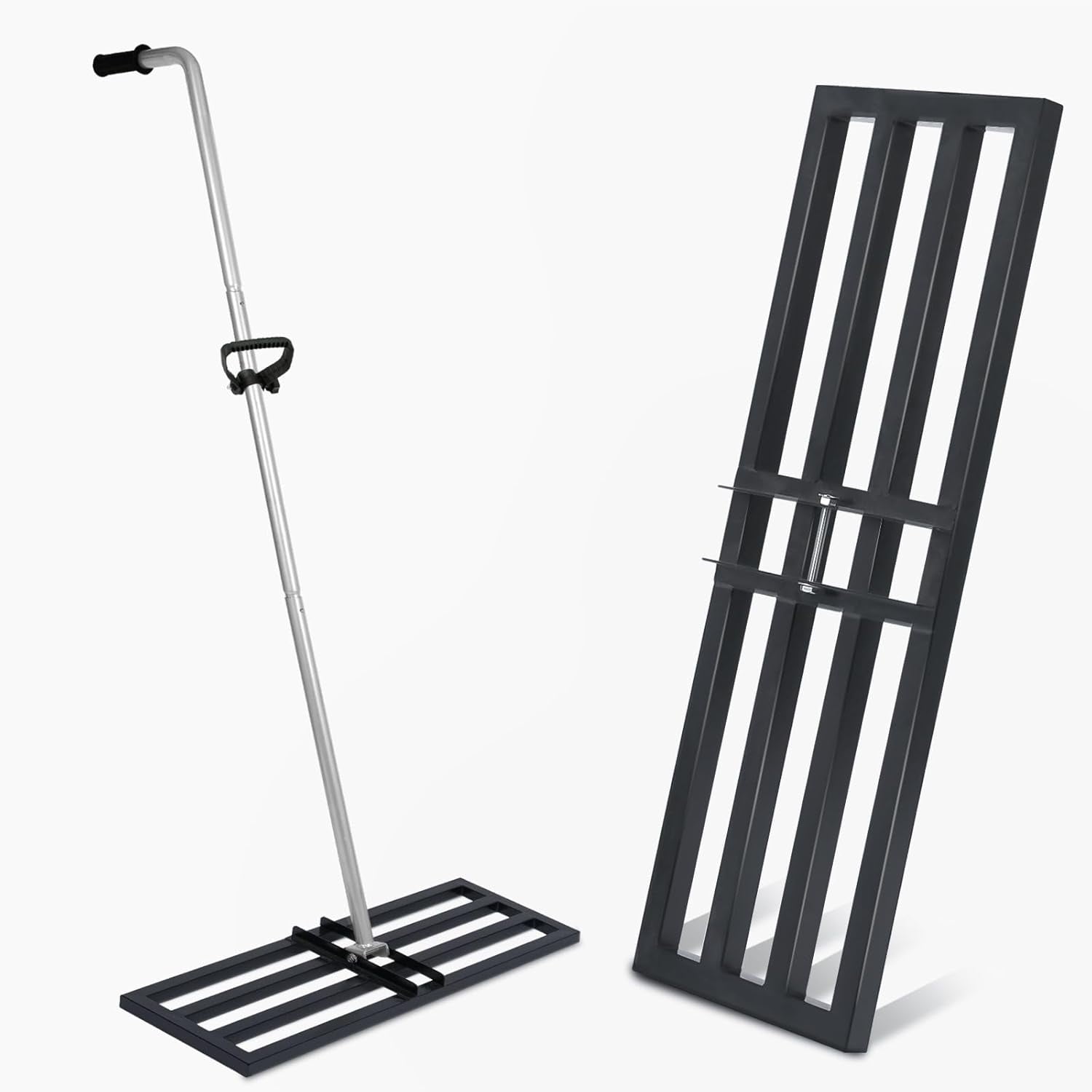 Lawn Leveling Rake for Yard, Leveling Rake with 30"x10" Stainless Steel ...