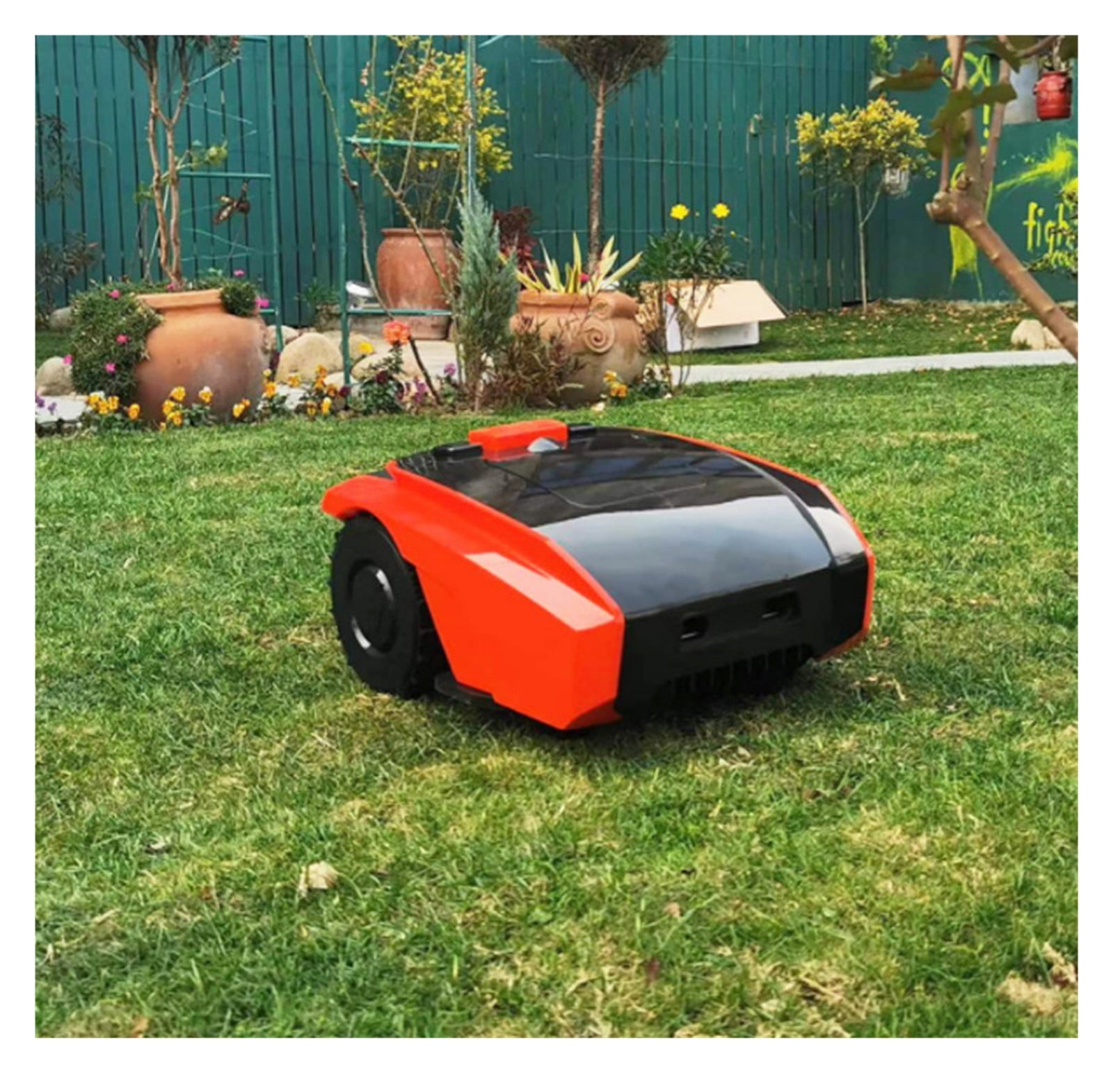 Lawn Mower Automatic Rechargeable Robot Mower With Docking Station ...