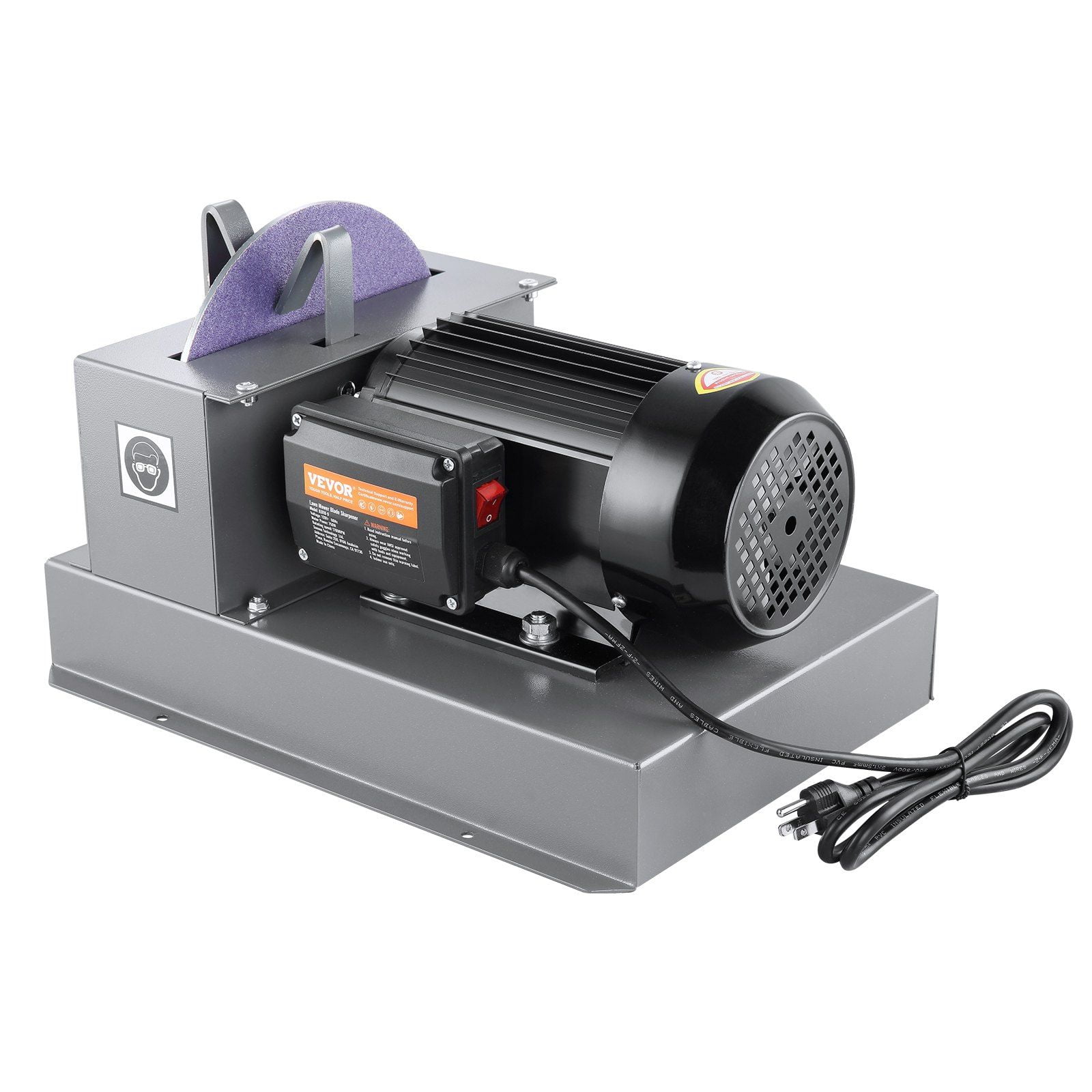 Lawn Mower Blade Sharpener, 1HP 750W Lawnmower Blade Grinder with 9 ...