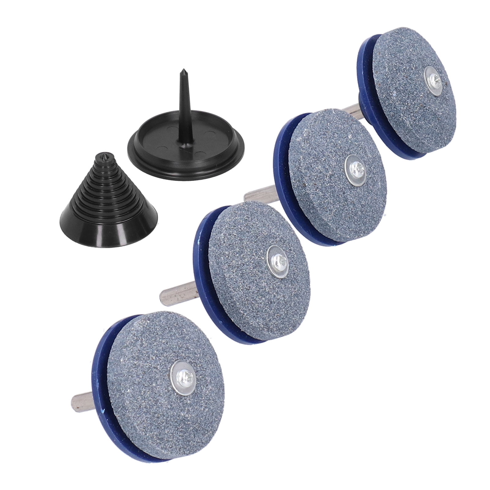 Lawn Mower Blade Sharpener Kit With Drill Attachment And Balancer