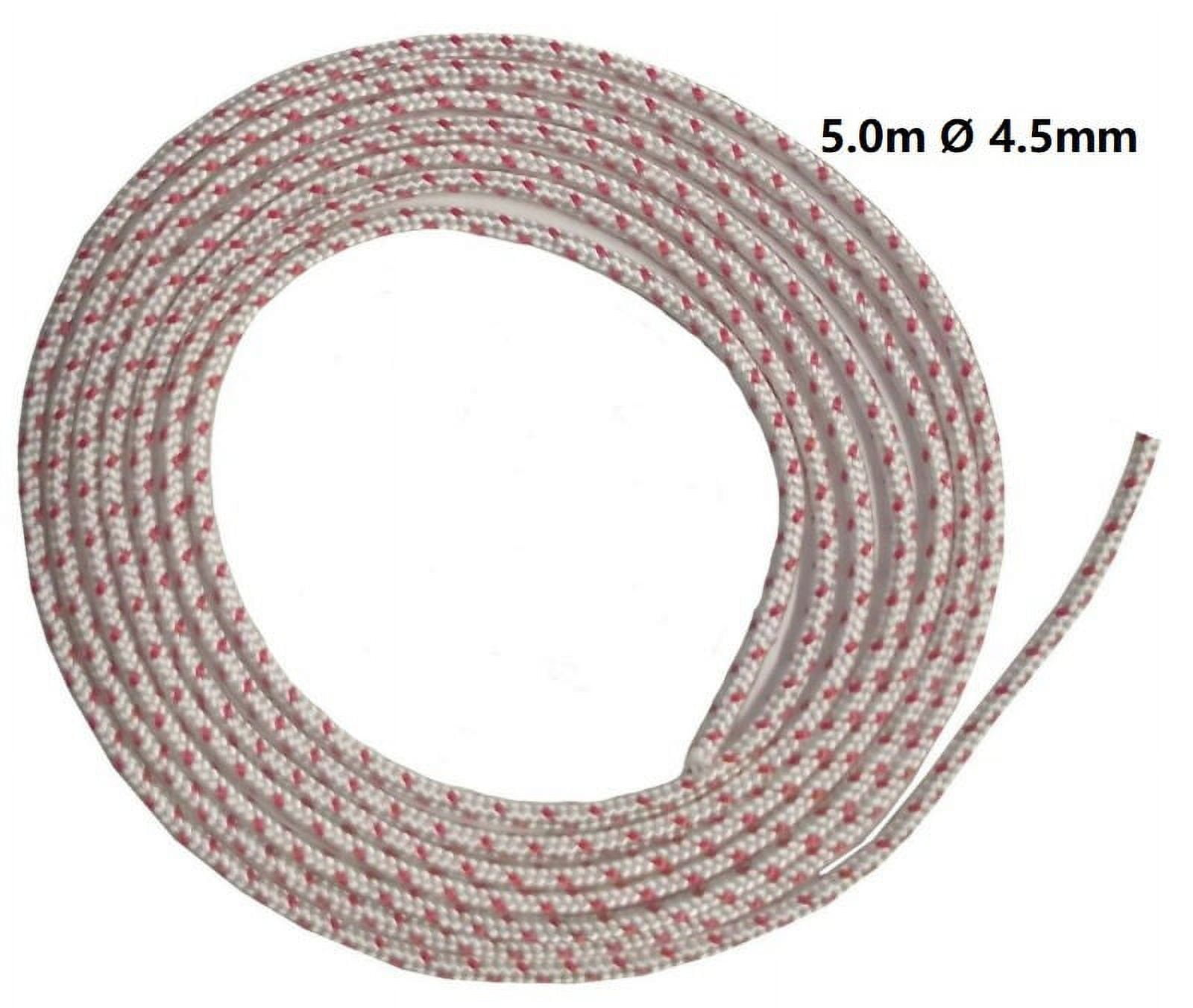 Lawn Mower Engine Pull Cord Starter Rope 5,0m Ø 4,5mm 330 kg Loadable ...