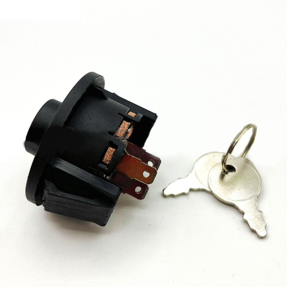 Lawn Mower Ignition Switch 3 Position with Key for 117-2221 137-4100 ...