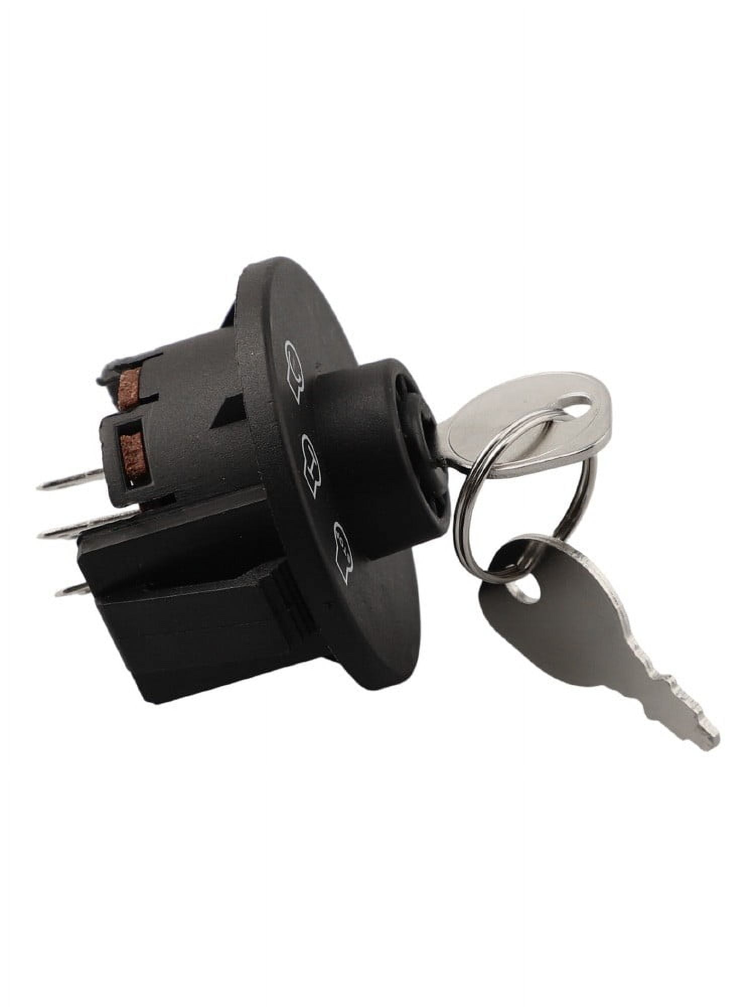 Lawn mower ignition switch 3 position with key for 117-2221 137-4100 - Walmart.com