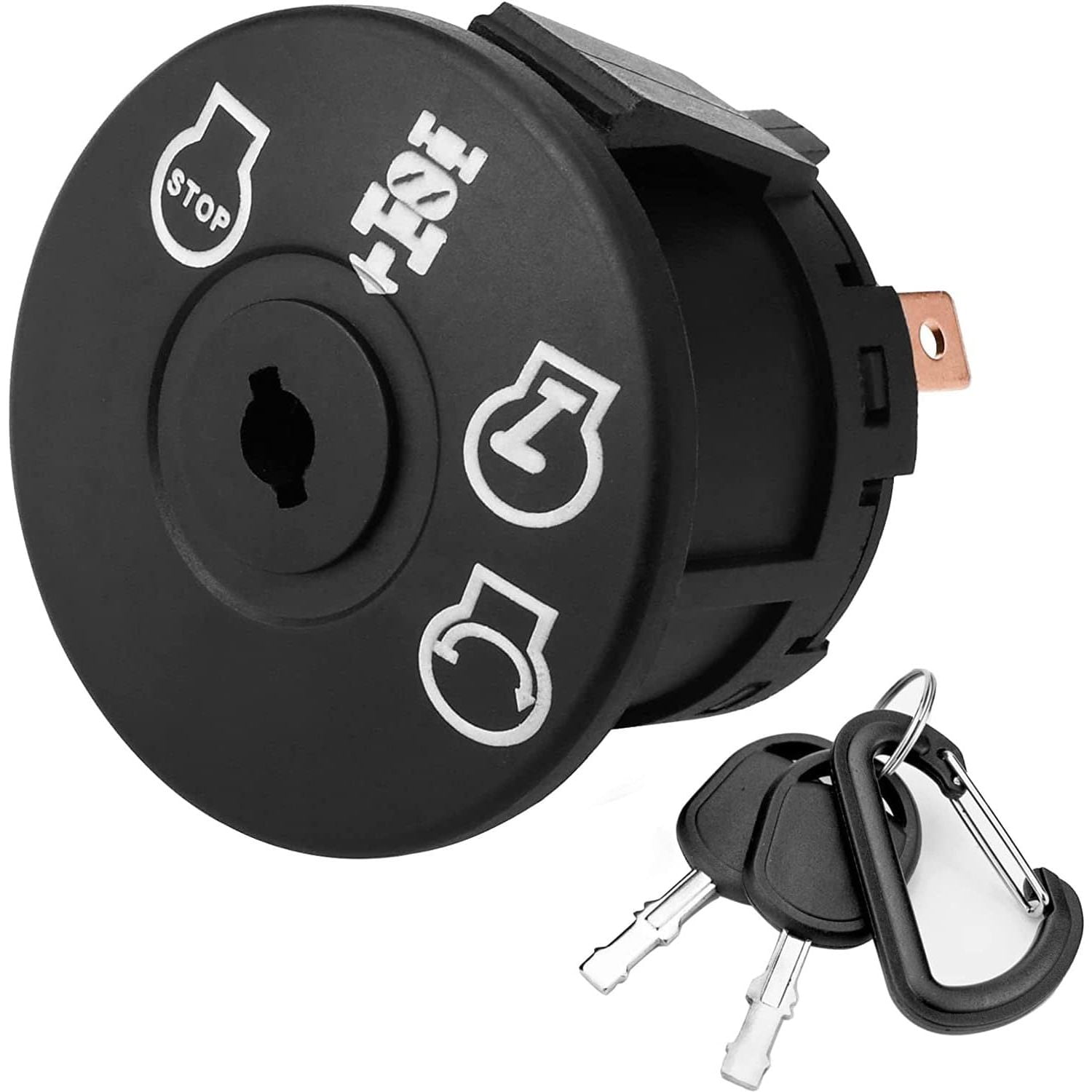 Lawn Mower Ignition Switch 4 Position with Key for Craftsman,532193350 ...