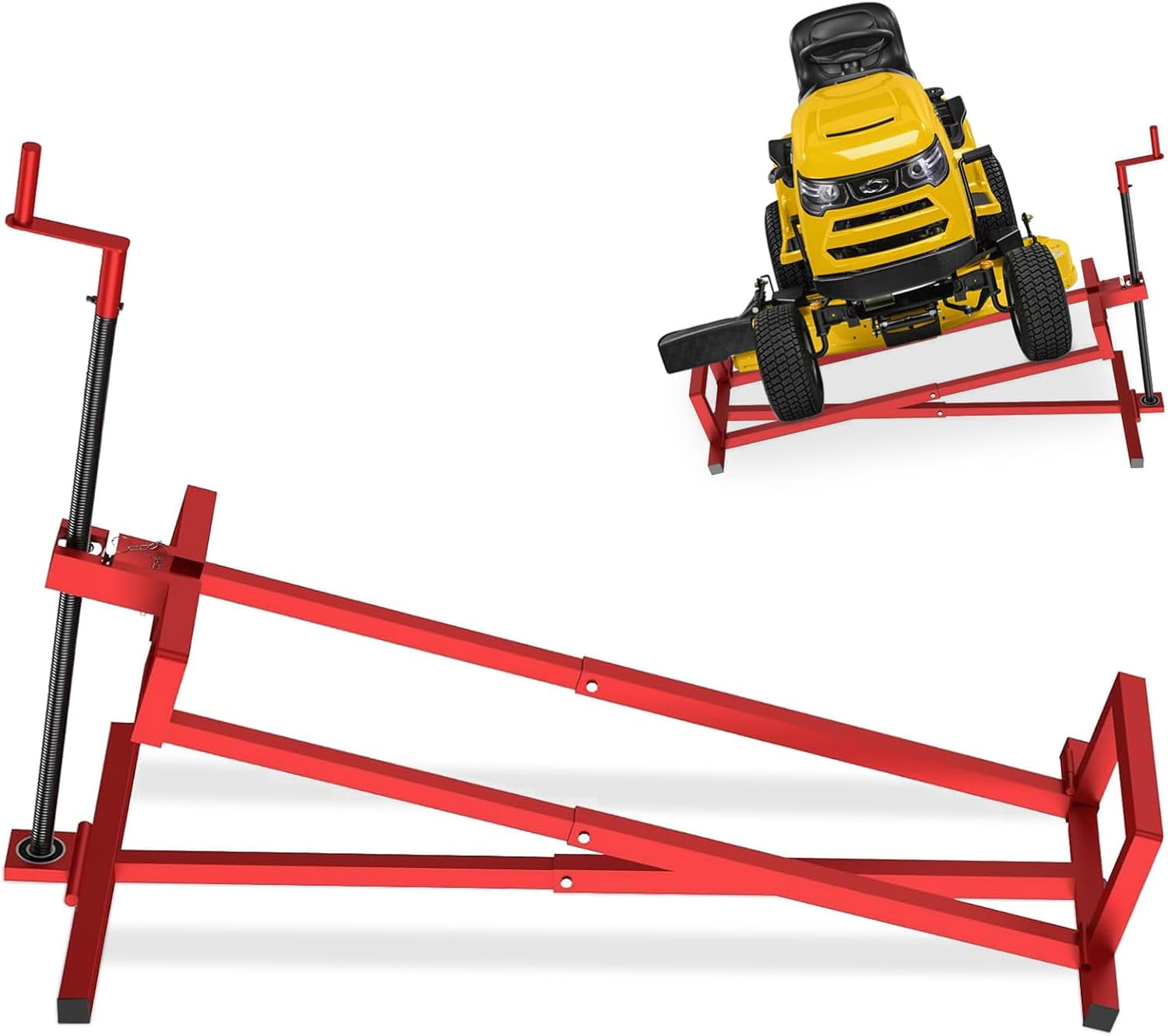 Lawn Mower Lift , 880 lbs Capacity Lifting for Garden Tractors, Riding ...