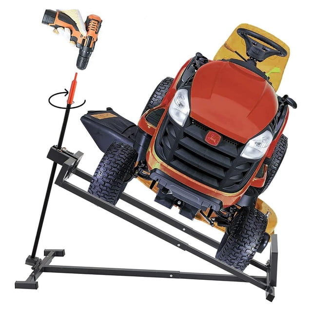 Lawn Mower Lift Jack 882 Lbs Capacity Lifting Platform Telescopic ...