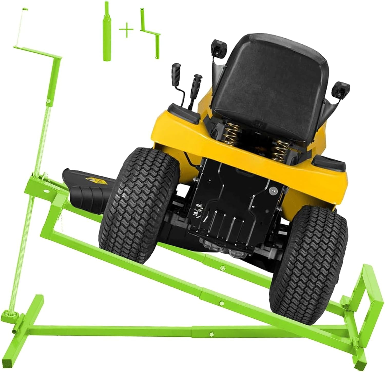 Lawn Mower Lift Jack with 800 Lbs Weight Capacity for Garden Tractors and Mowers, Riding Manual ...