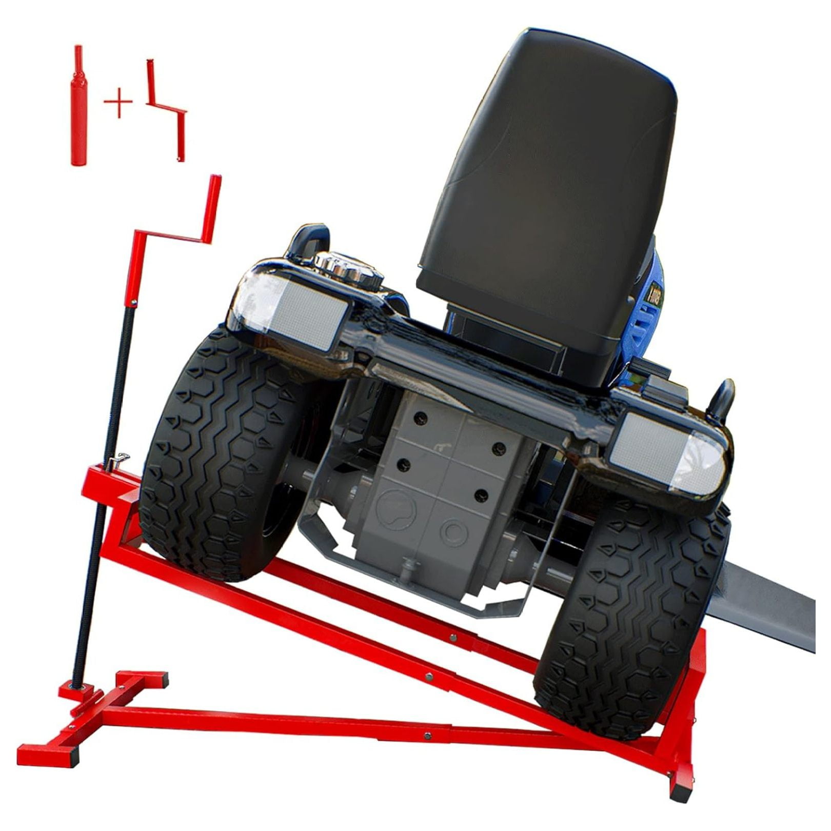 Lawn Mower Lift Jack with Manual Handle & Power Handle, 882 Lbs Weight ...