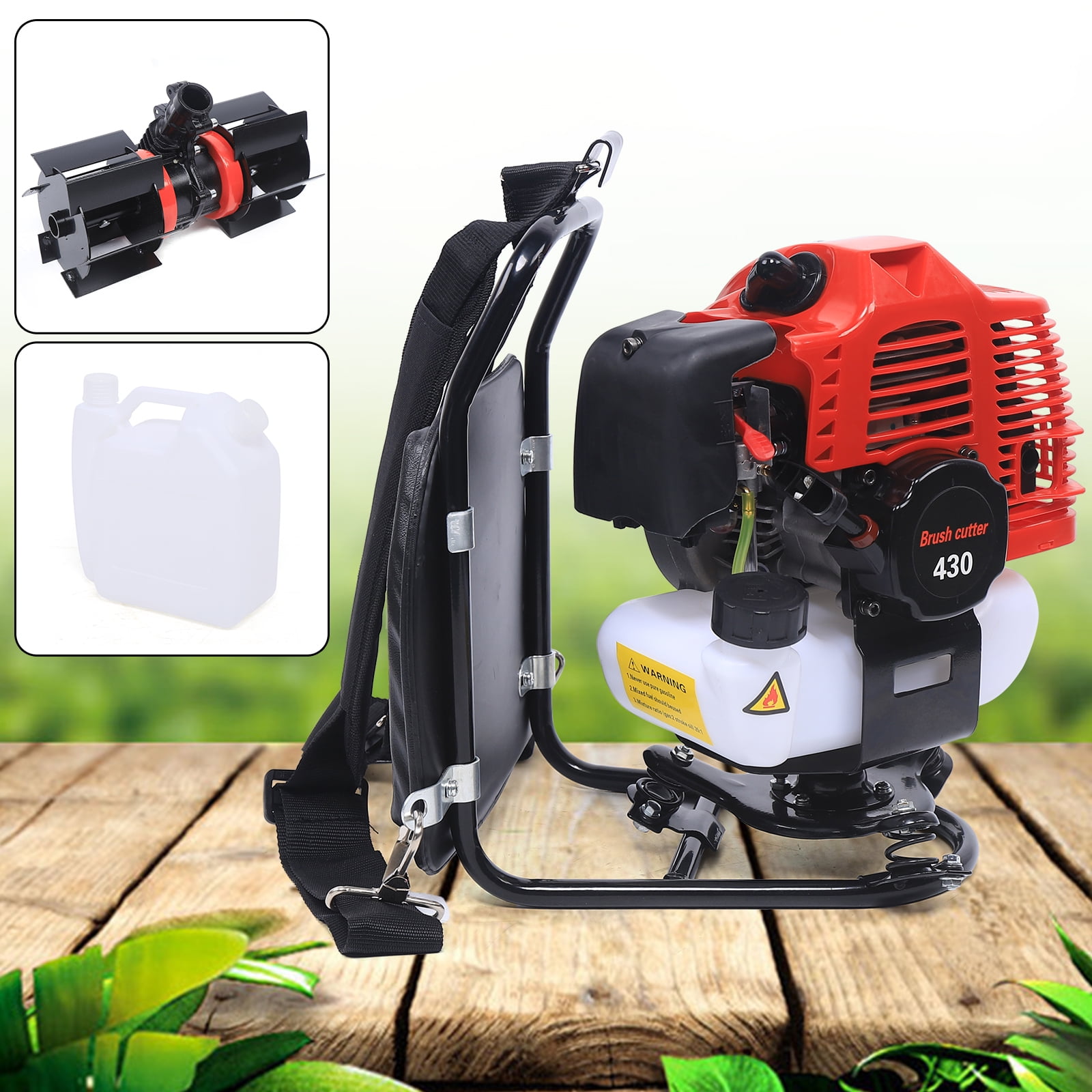 Lawn Mower Shoulder Strap Knapsack Style 2T Blade 43cc 1.25kw Air ...