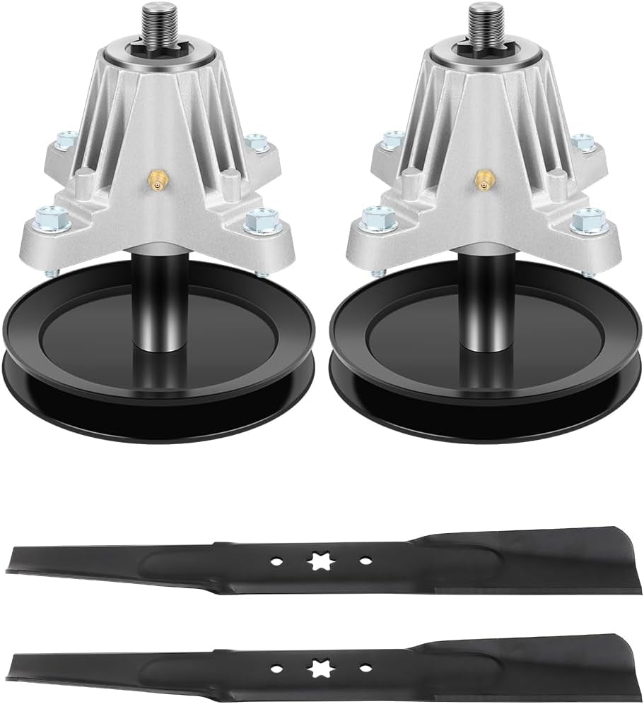 Lawn Mower Spindle with Blade Kit for MTD Troy-Bilt Craftsman Columbia Huskee Murray 42 Inch ...