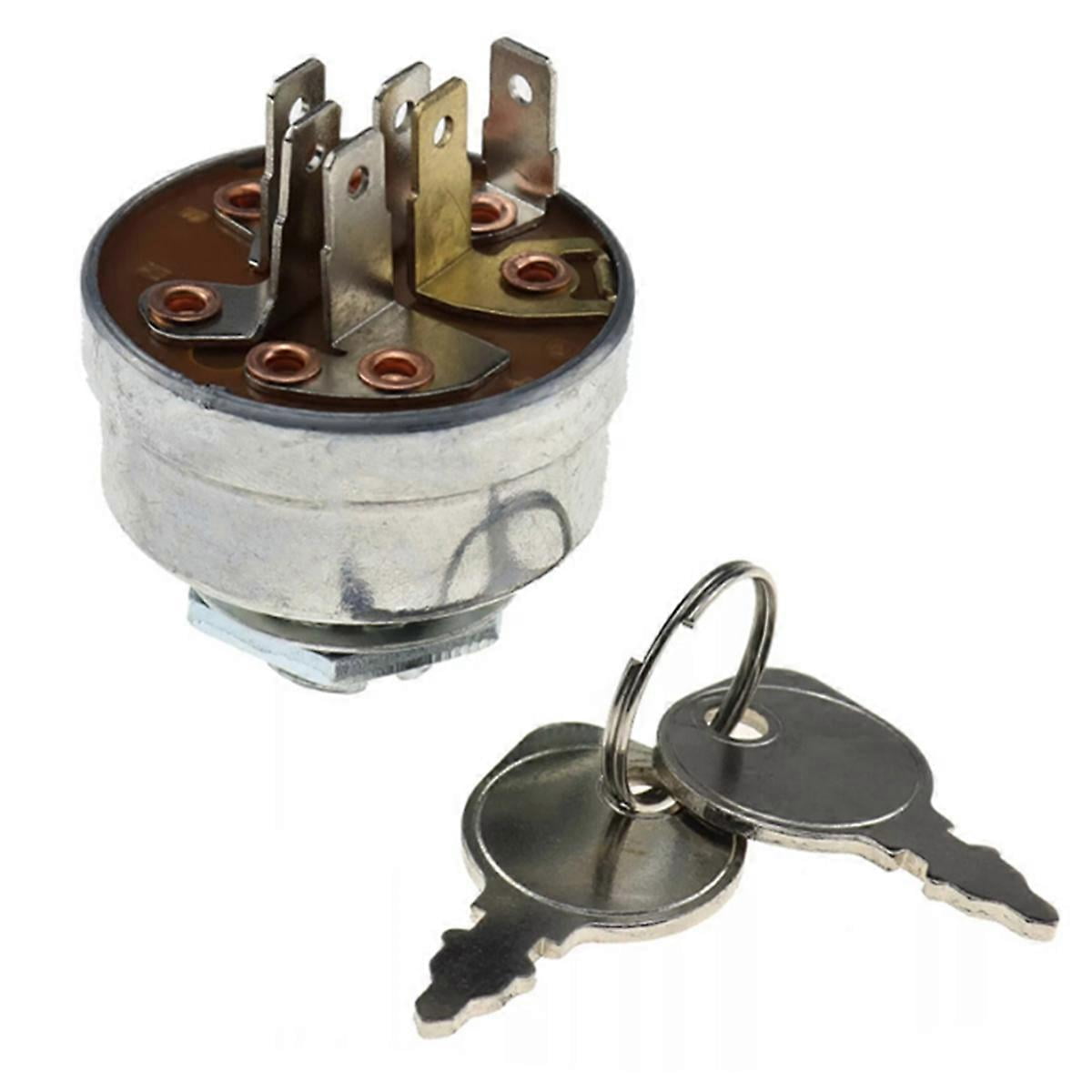 Lawn Mower Start Ignition Switch 6Pin Ignition Switch with Key 5020927 ...