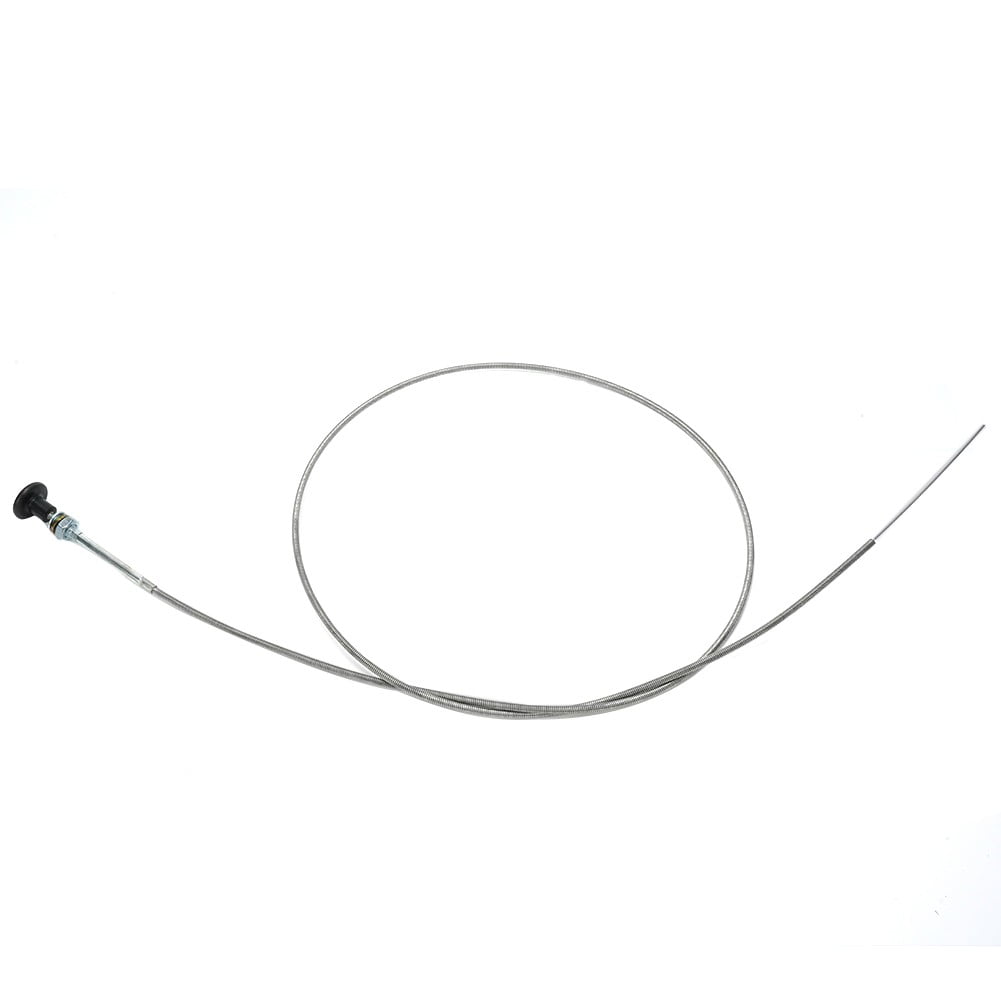 Lawn Mower Throttle Cable 160cm Push Pull Control Wire 50mm Choke Gas ...