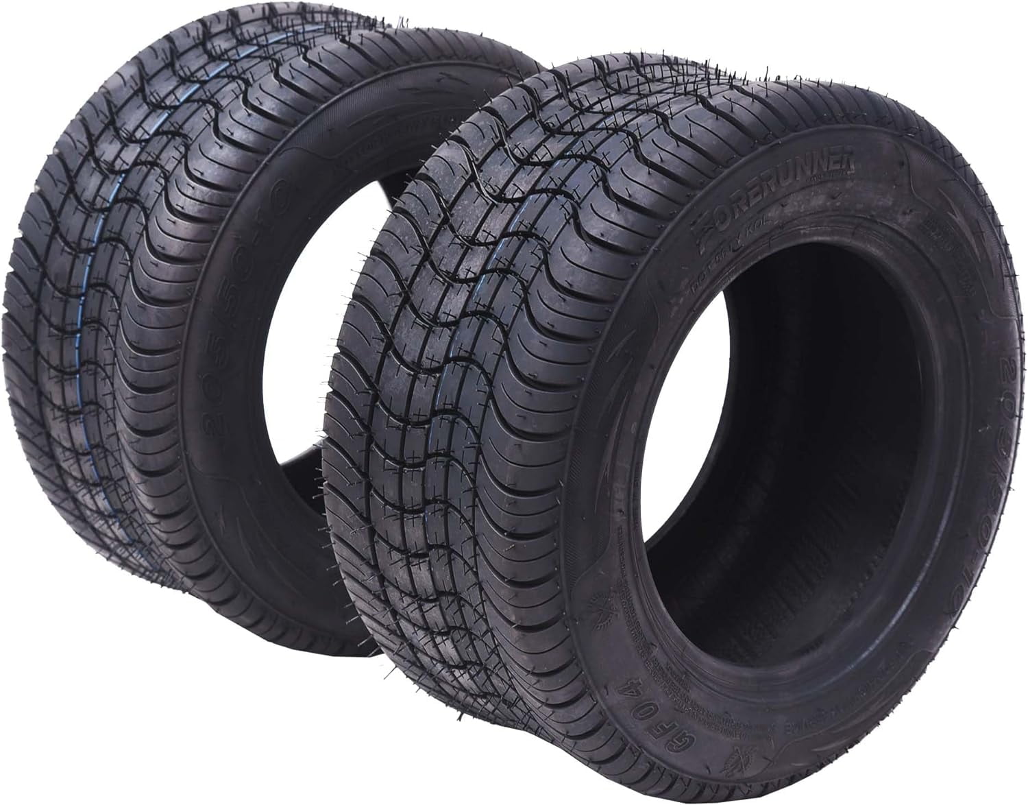 Lawn Mower Tires 18x8.00-10 - Set of 2, 4-Ply Pneumatic Tubeless Golf ...