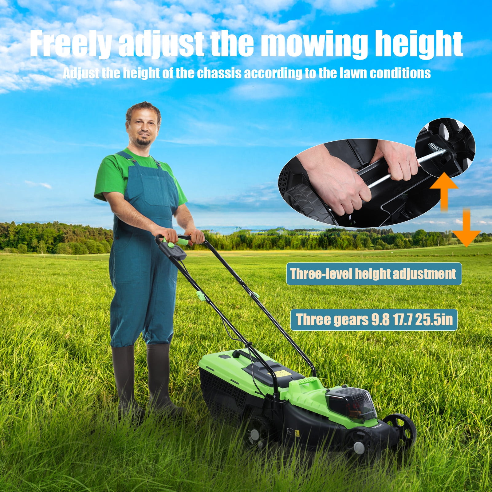 Lawn Mower, Walk-Behind Lawn Mowers, Self Propelled Lawn Mower ...
