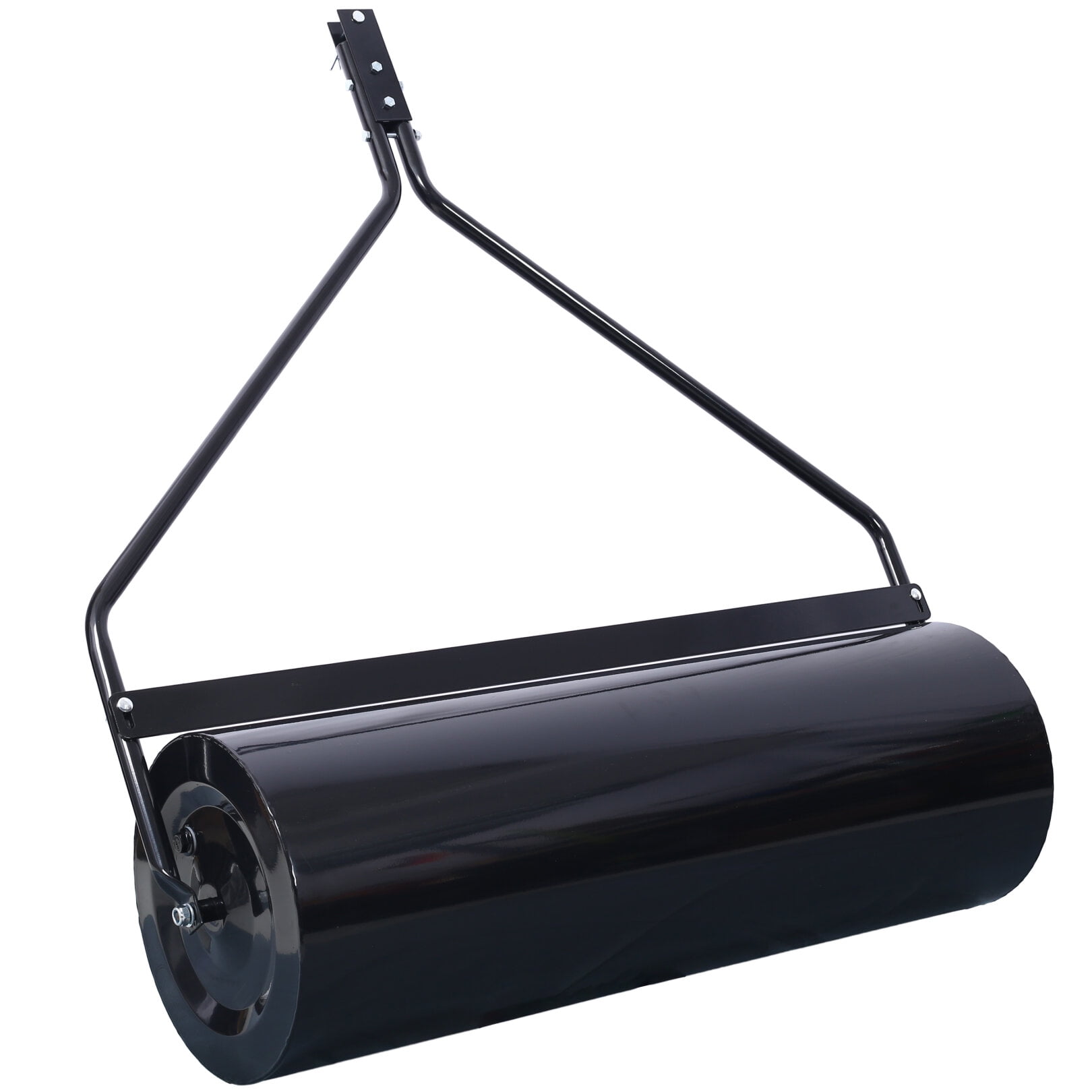 Lawn Roller, 26 Gallons Manual & Tow-Behind Steel Sod Roller w/Push ...