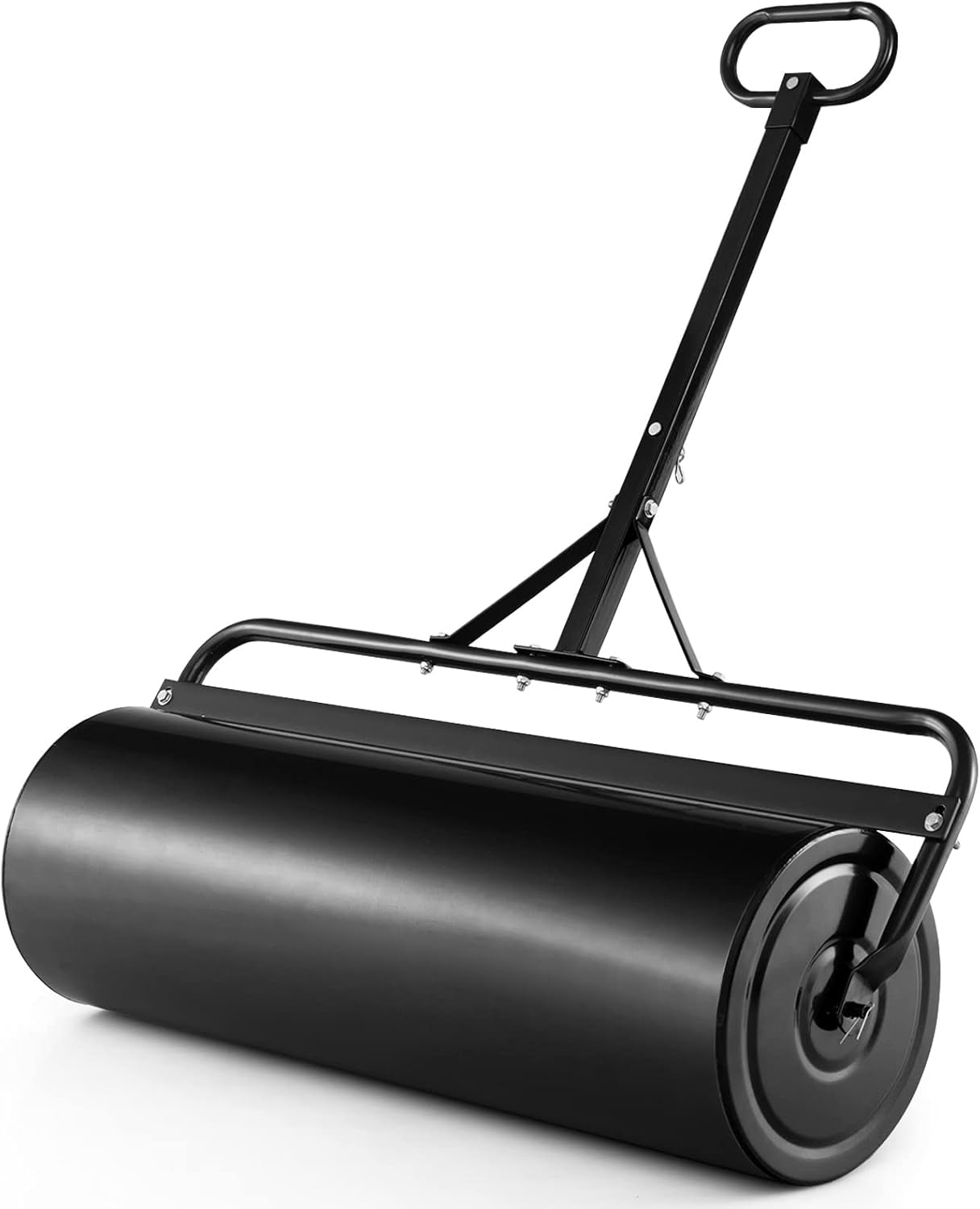 Lawn Roller, 30 Gallons/113 L Manual & Tow-Behind Steel Sod Roller w ...