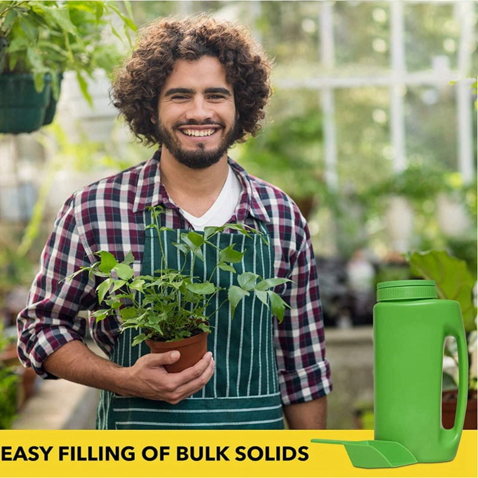 Lawn Seed Spreader, Handheld Shaker for Lawn Seeds, Salt, Calcium ...