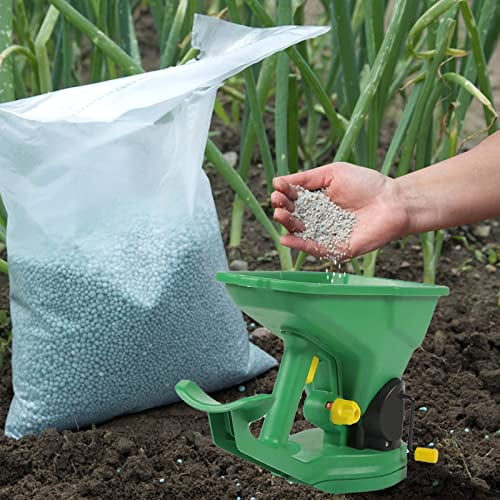 Lawn Seeds Spreader Handheld, Fertilizer spreaders for lawns Portable, Grass Seeds Spreader for ...