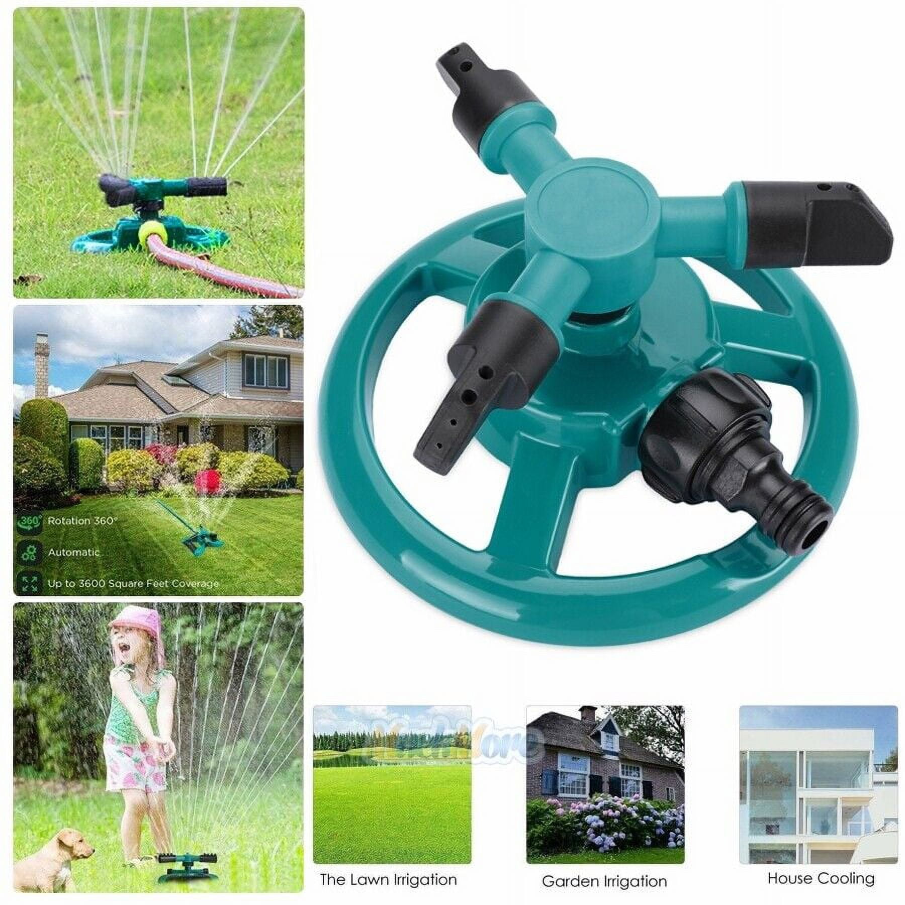 Lawn Sprinkler Upgrade Garden Sprinkler Automatic 360 Degree Rotating ...