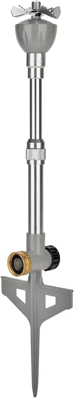 Lawn Sprinkler for Yard, 100% Metal Water Sprinkler with Heavy Duty ...