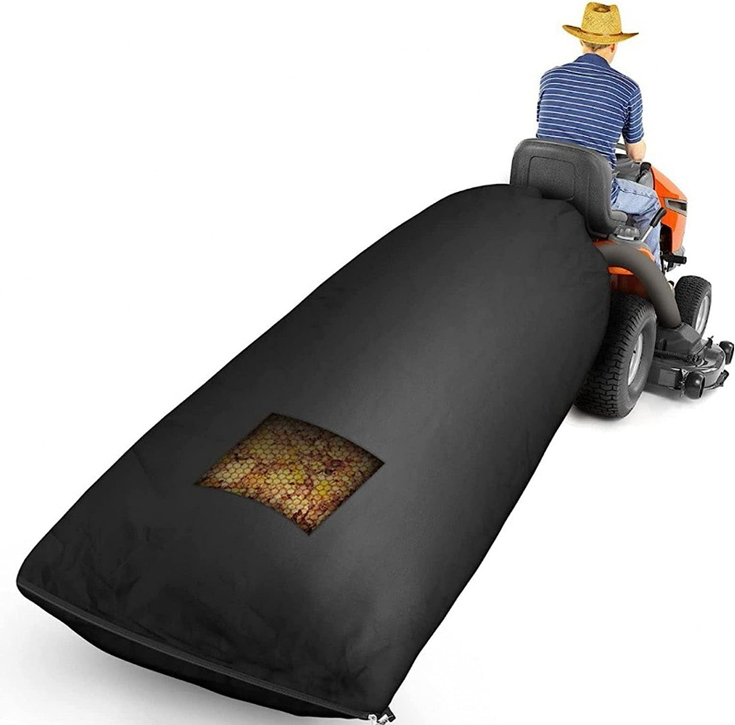 Lawn Tractor Grass Catcher Bag Leaf Collector Leaf Bagger for Riding ...