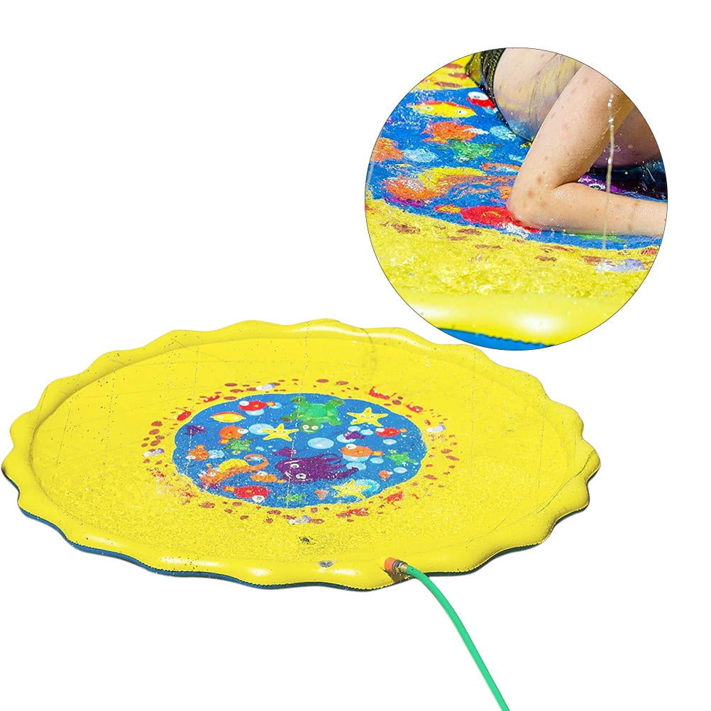 Lawn Water spray play mat Portable Outdoor Inflatable Water Spray ...