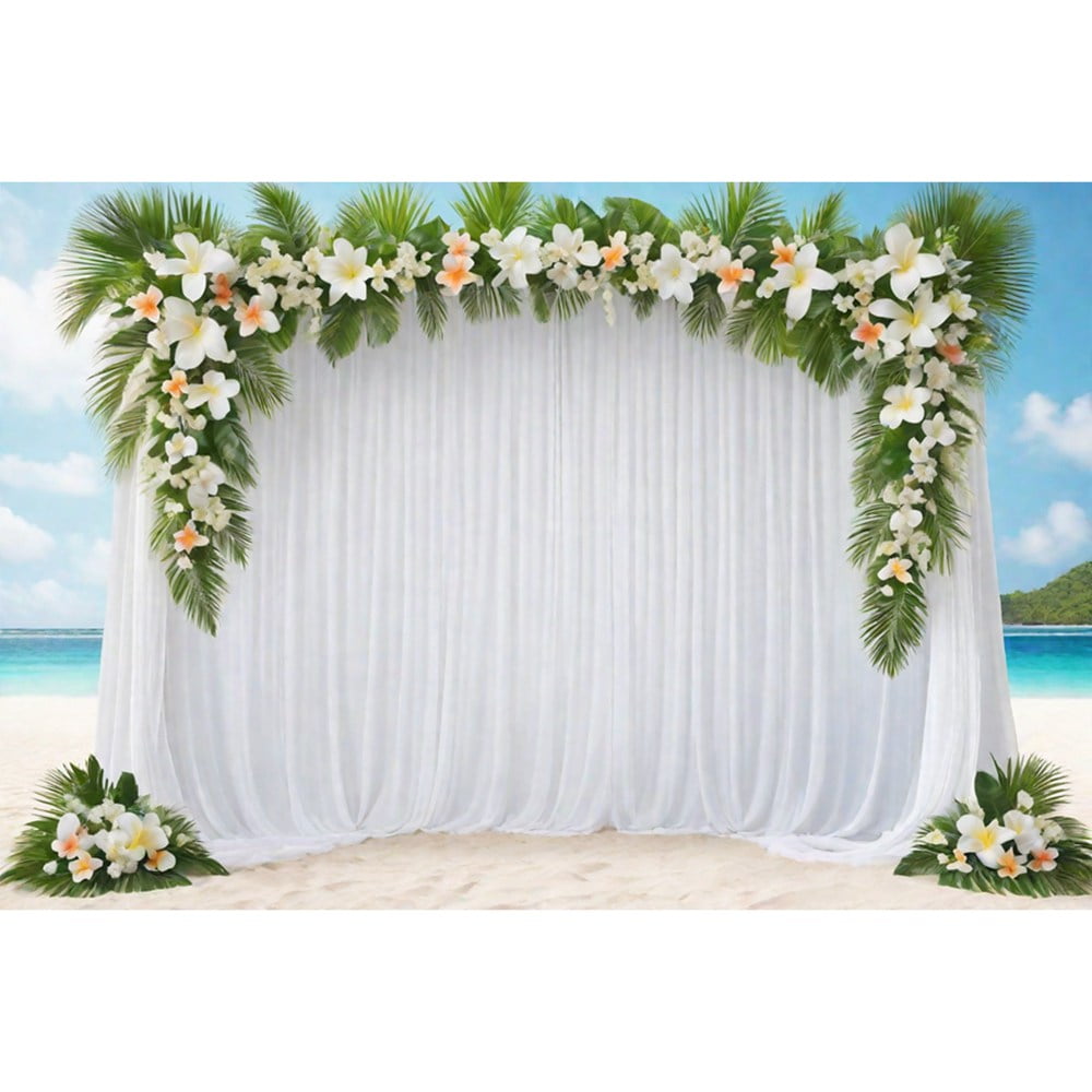 Lawn Wedding Ceremony Backgrounds For Photography Outdoor Feather Party ...